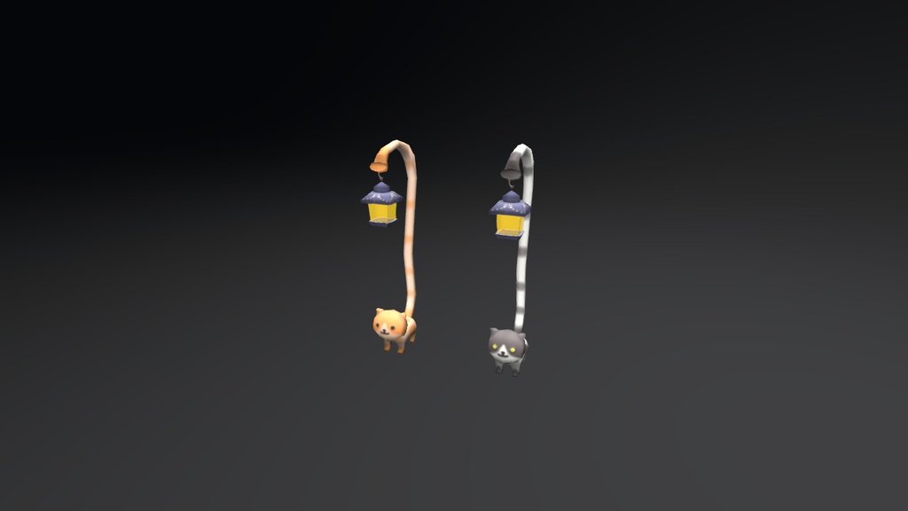 Cat Lights - 3D model by arashi (@lagolasgimli) [5e35ac3] - Sketchfab