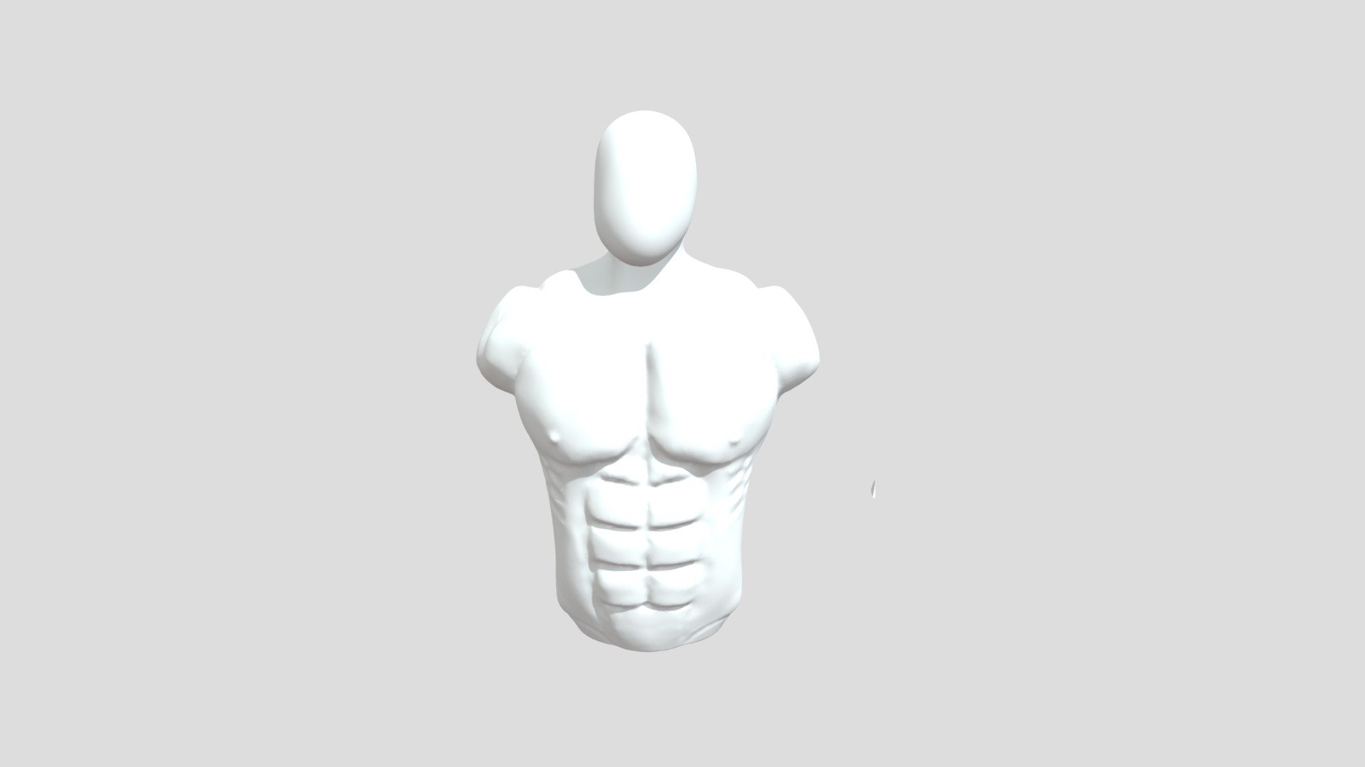 Fully muscled torso - anatomy - 3D model by masquito [5e361c1] - Sketchfab