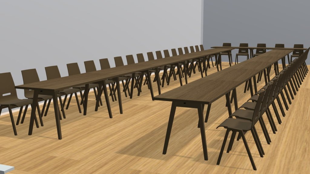 Saal V2 - Download Free 3D model by plankf [5e37333] - Sketchfab