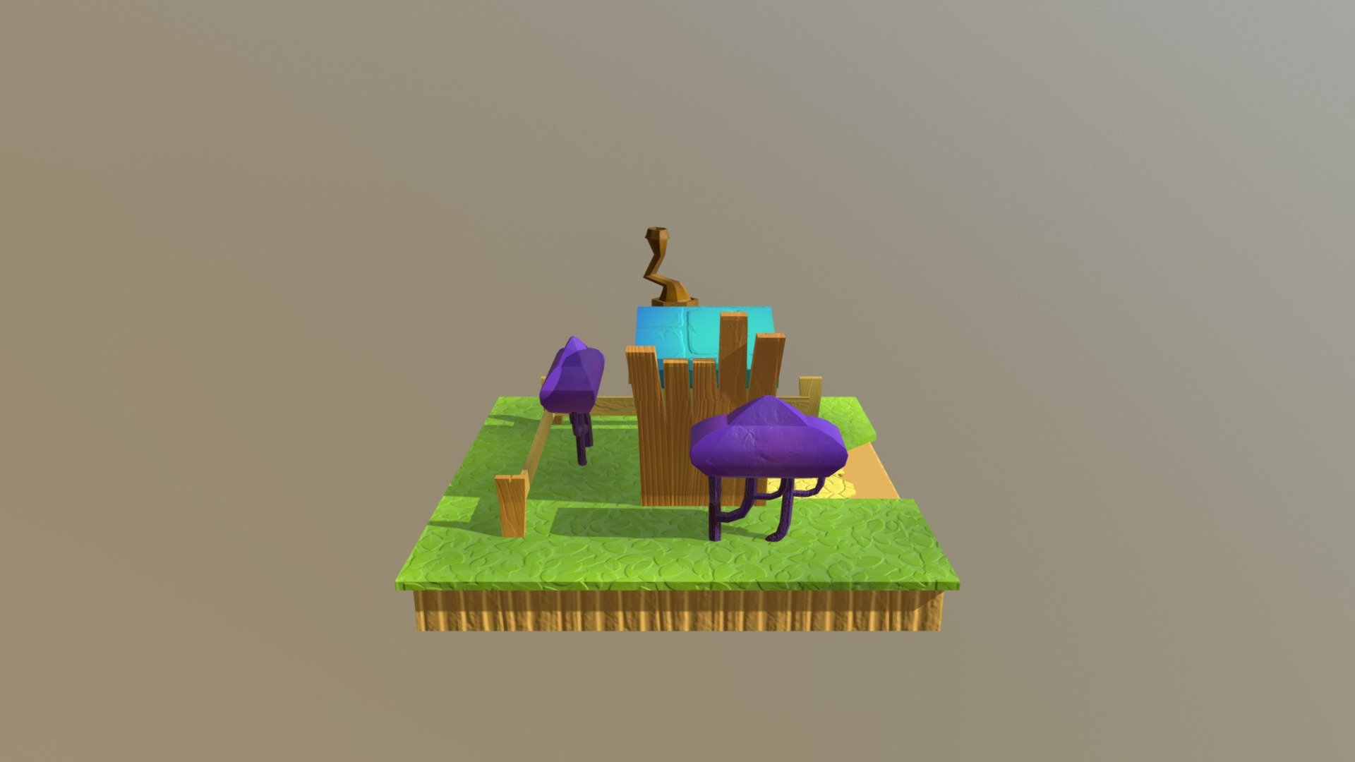 Toon House Concept. - 3D model by CocoArteVideojuegos17 [5e37d87 ...