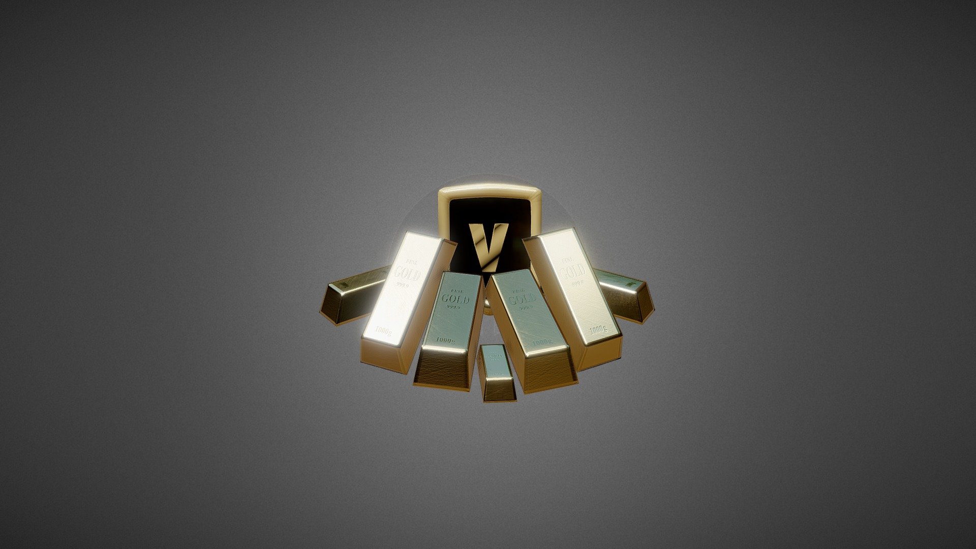 gold - 3D model by pszulik [5e382c6] - Sketchfab