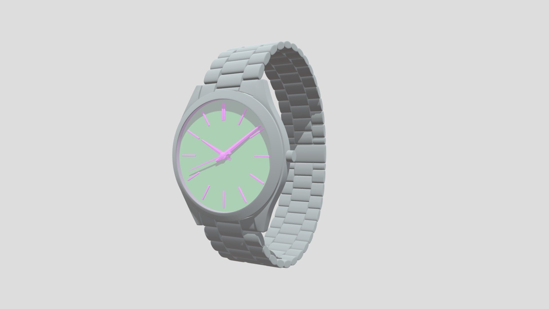 Steel watch - Buy Royalty Free 3D model by Chloe-Li-3D [5e3a0dc ...