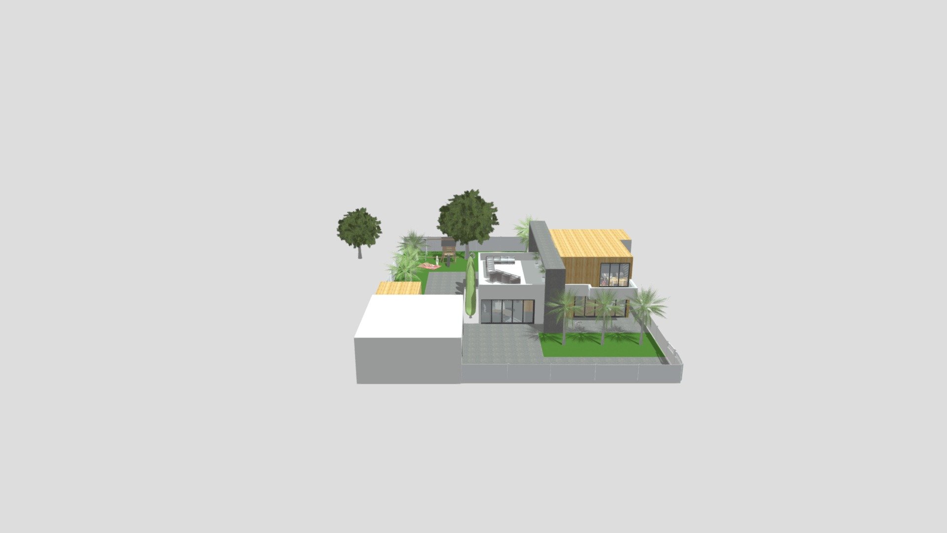 2 child modern house - Download Free 3D model by Home Design 3D ...