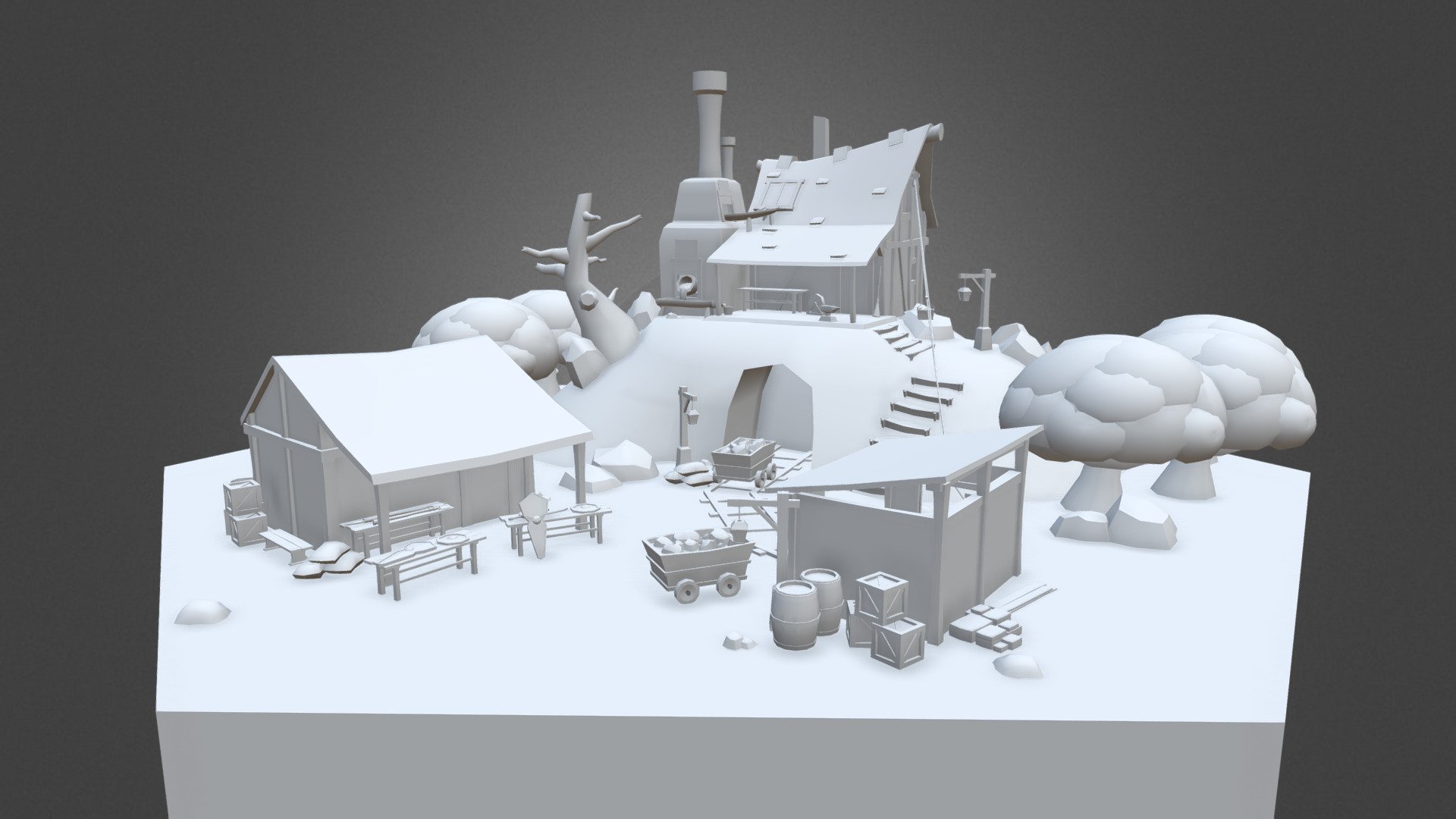 Quest of Kings - LowPoly- BlackSmith - 3D model by ManuelSuarez3D [5e3a82a] - Sketchfab