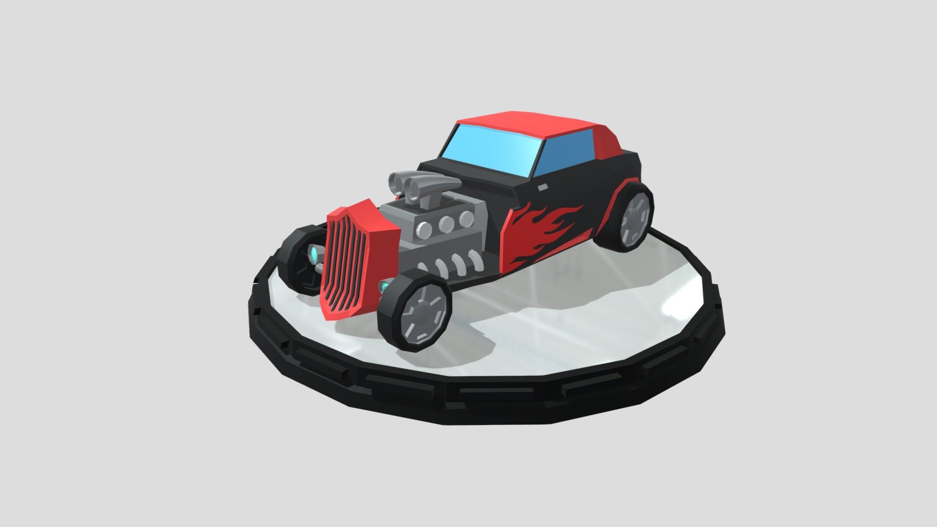 Low-Polly Car - Download Free 3D model by 3DSena [5e3af82] - Sketchfab