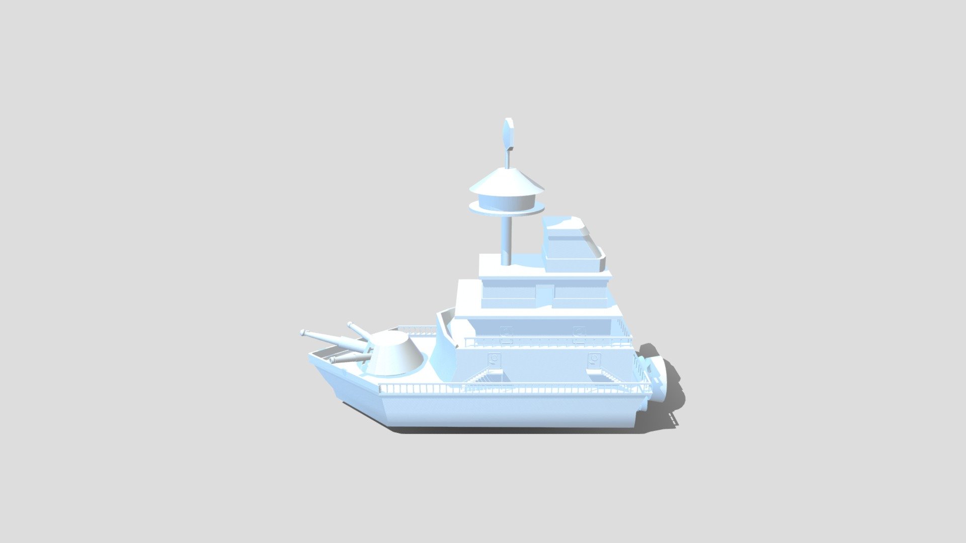 Marine ship - 3D model by AspidocheloneIsland [5e3b9f4] - Sketchfab
