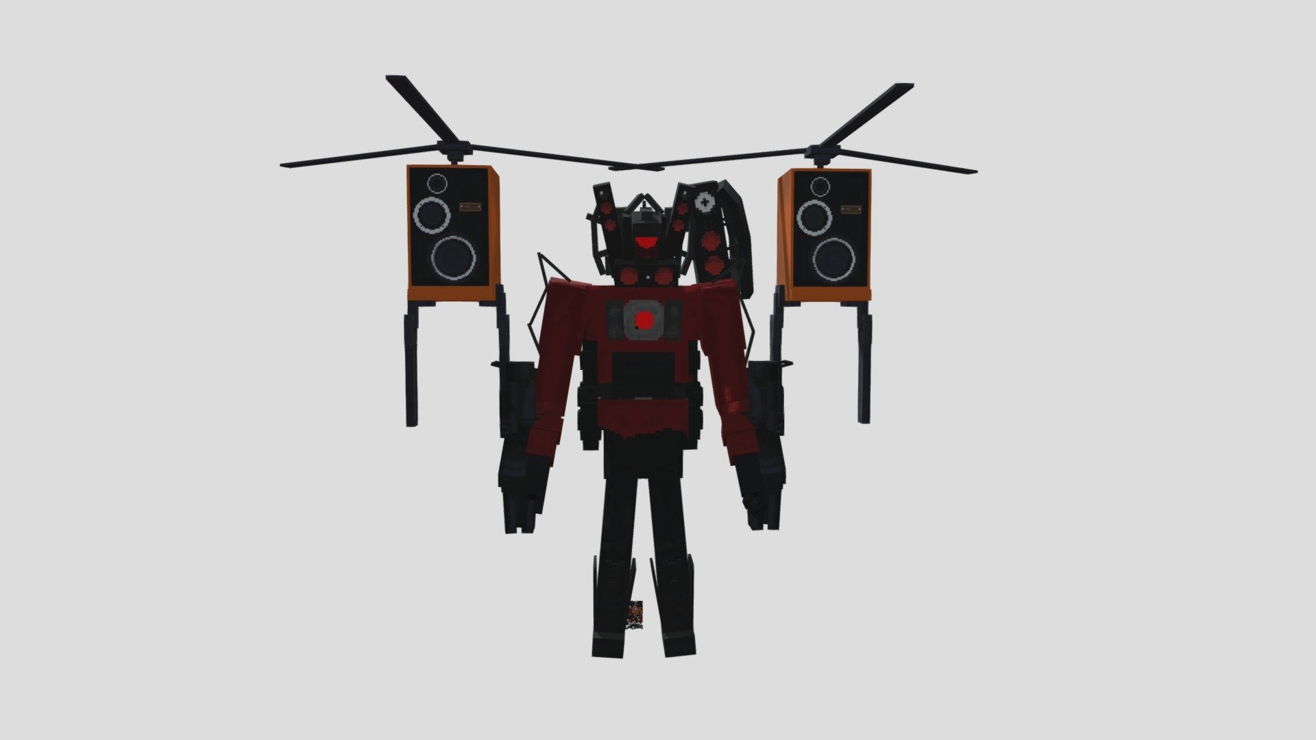 TSpeaker Man Cannon Minecraft Skibidi Toilet - Download Free 3D model ...