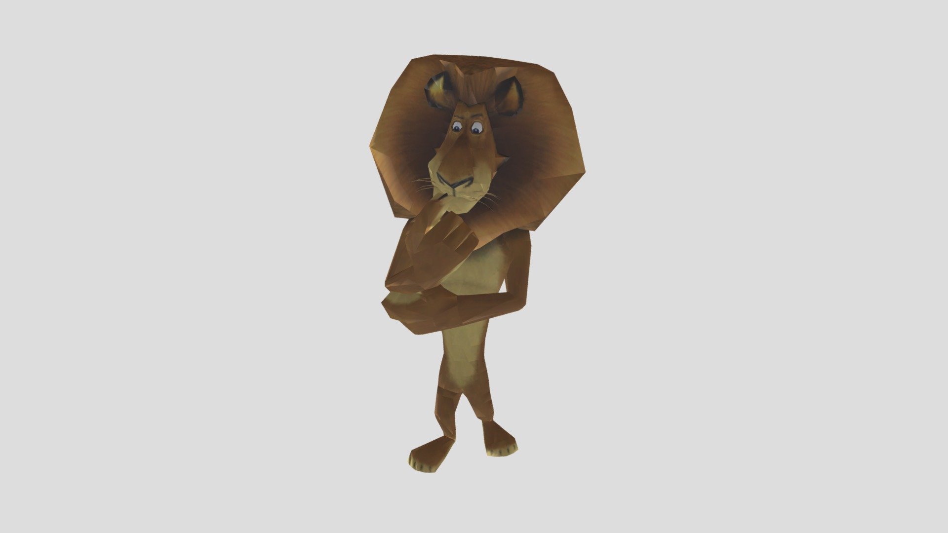 alex the lion - Download Free 3D model by Kyle.withem [5e3e944] - Sketchfab