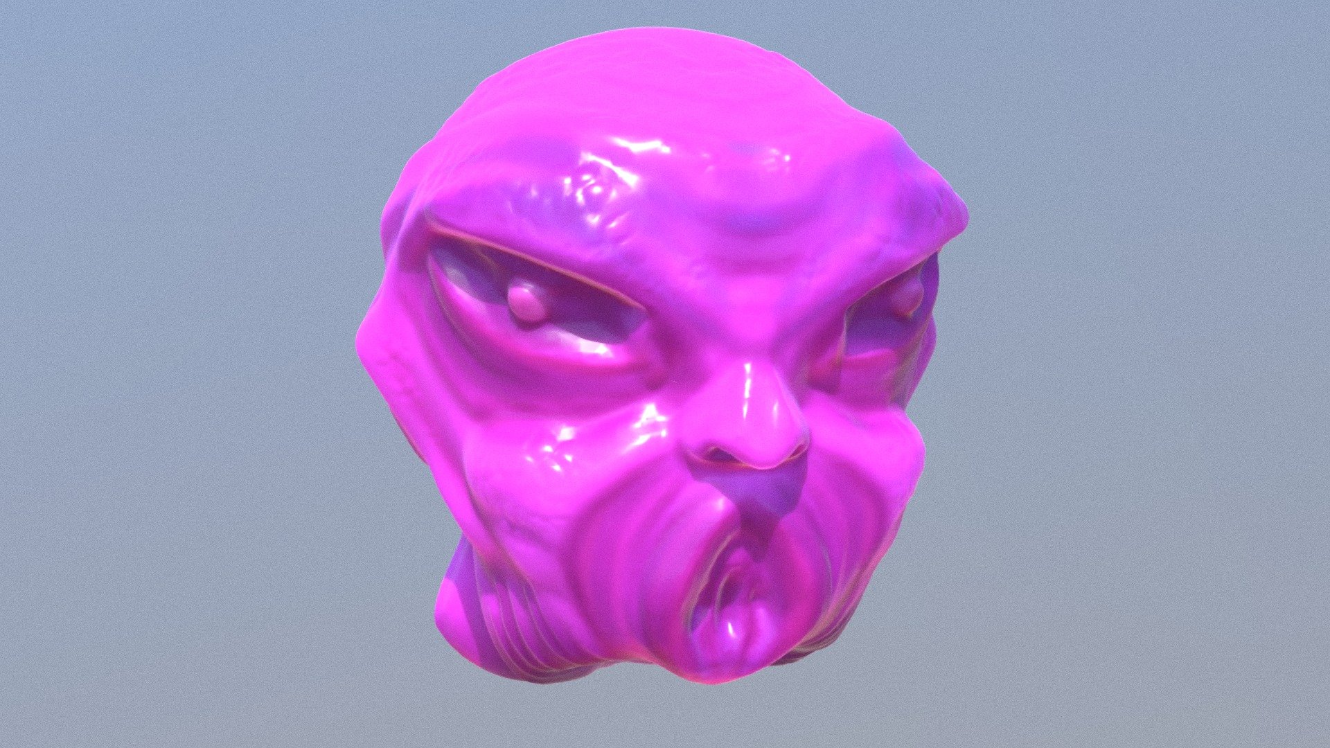 Alien Face01 - 3D model by cybridy [5e3f0bd] - Sketchfab