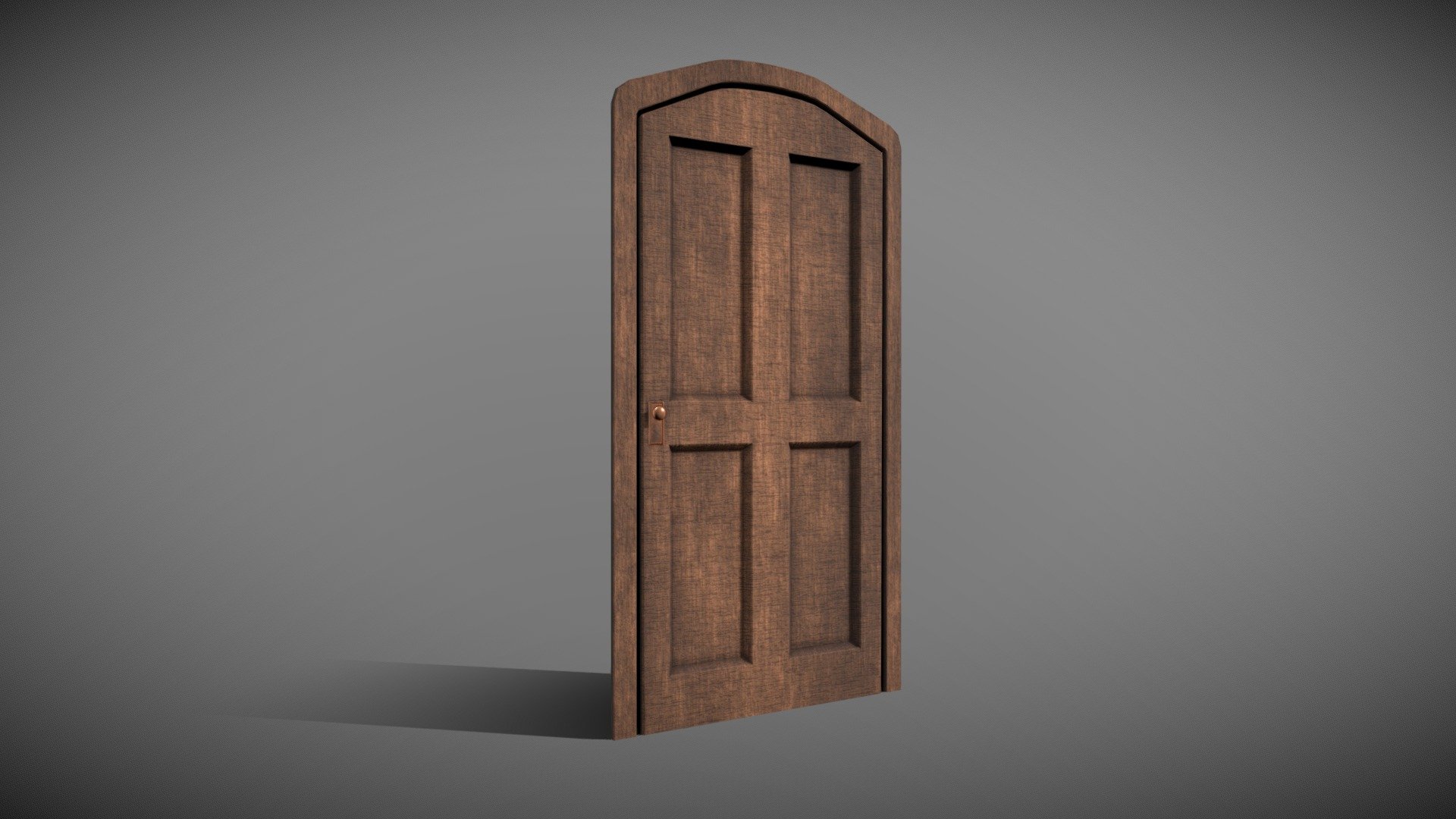 Arkham Detective - Modular Wood Wall Door - Download Free 3D model by ...