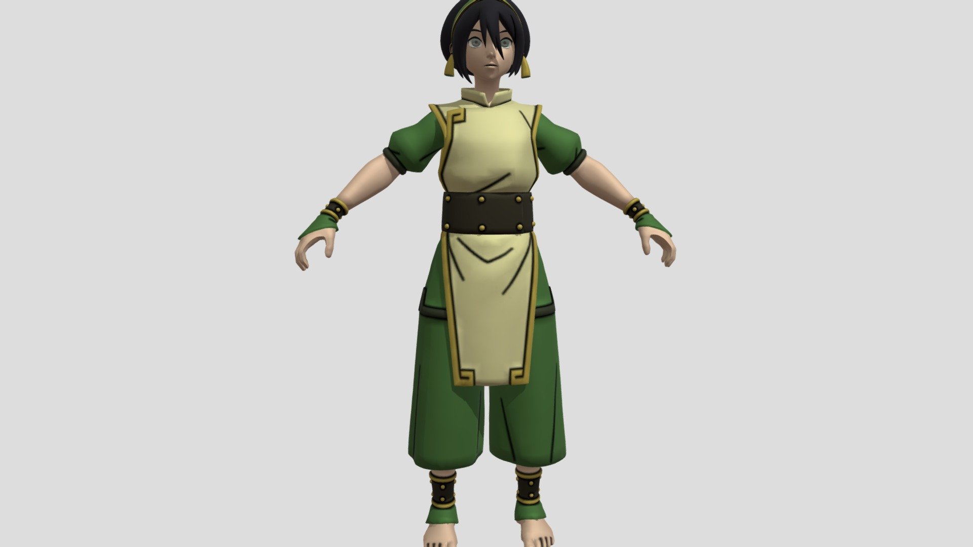 Toph avatar fortnite 3d - Download Free 3D model by rocklee.ff123 ...