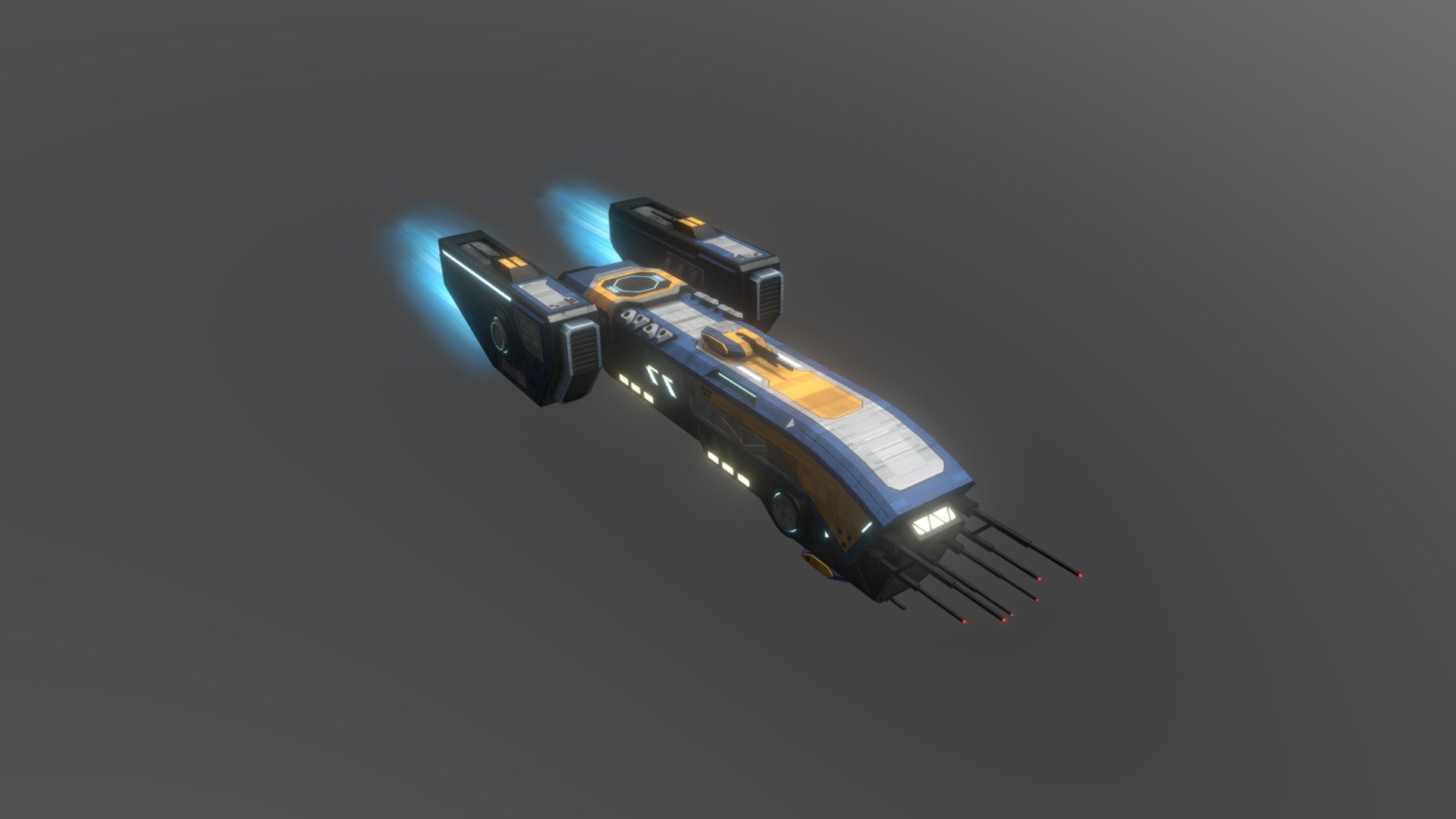 Argus Assault Frigate - 3D model by Aryx3D [5e42ba3] - Sketchfab