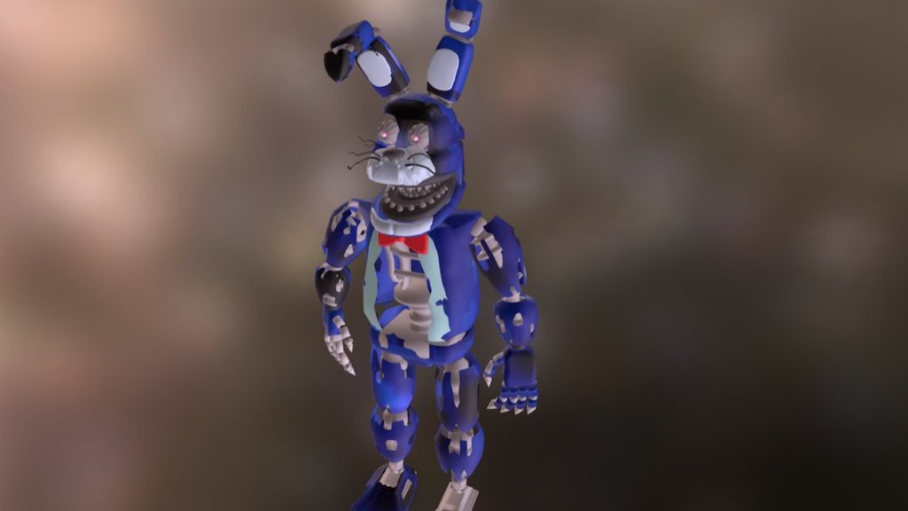 Nightmare Bonnie - Download Free 3D model by Superevilspringtrap1738 ...
