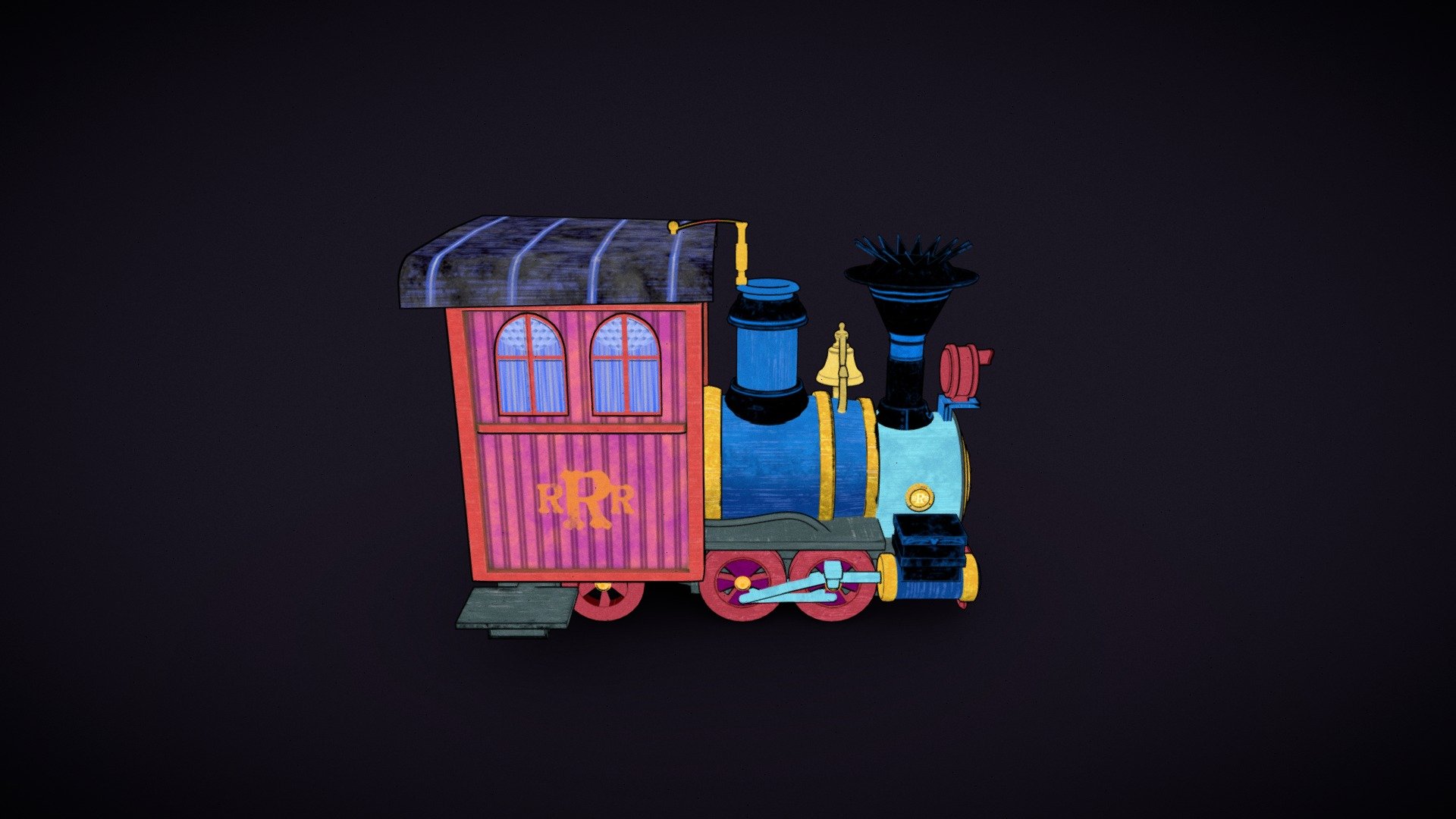 Runamuck Railroad Express - 3D model by Bem (@bemn_) [5e44abc] - Sketchfab