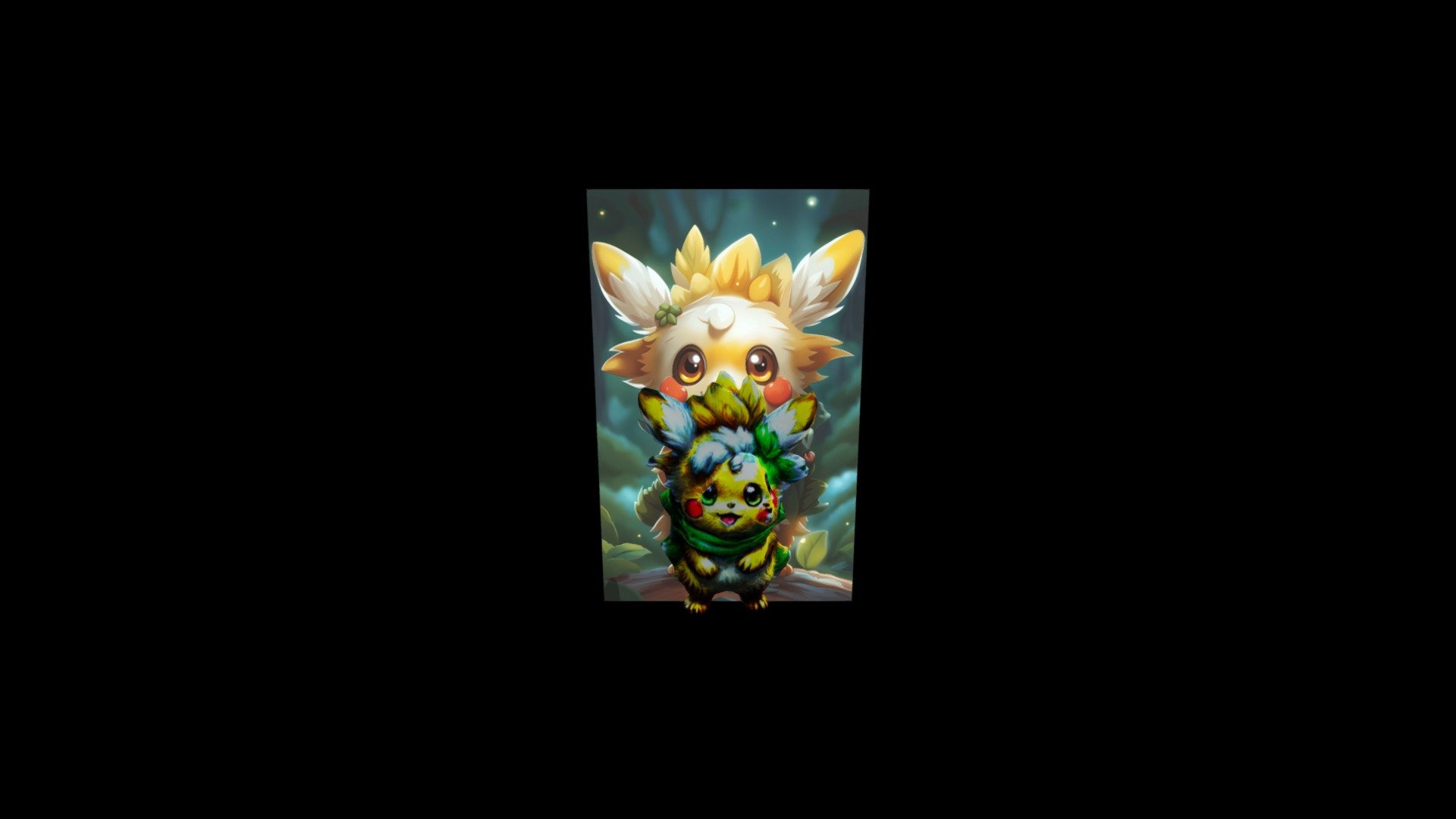 pokemon fan art of a cute little furry animal w - Download Free 3D ...