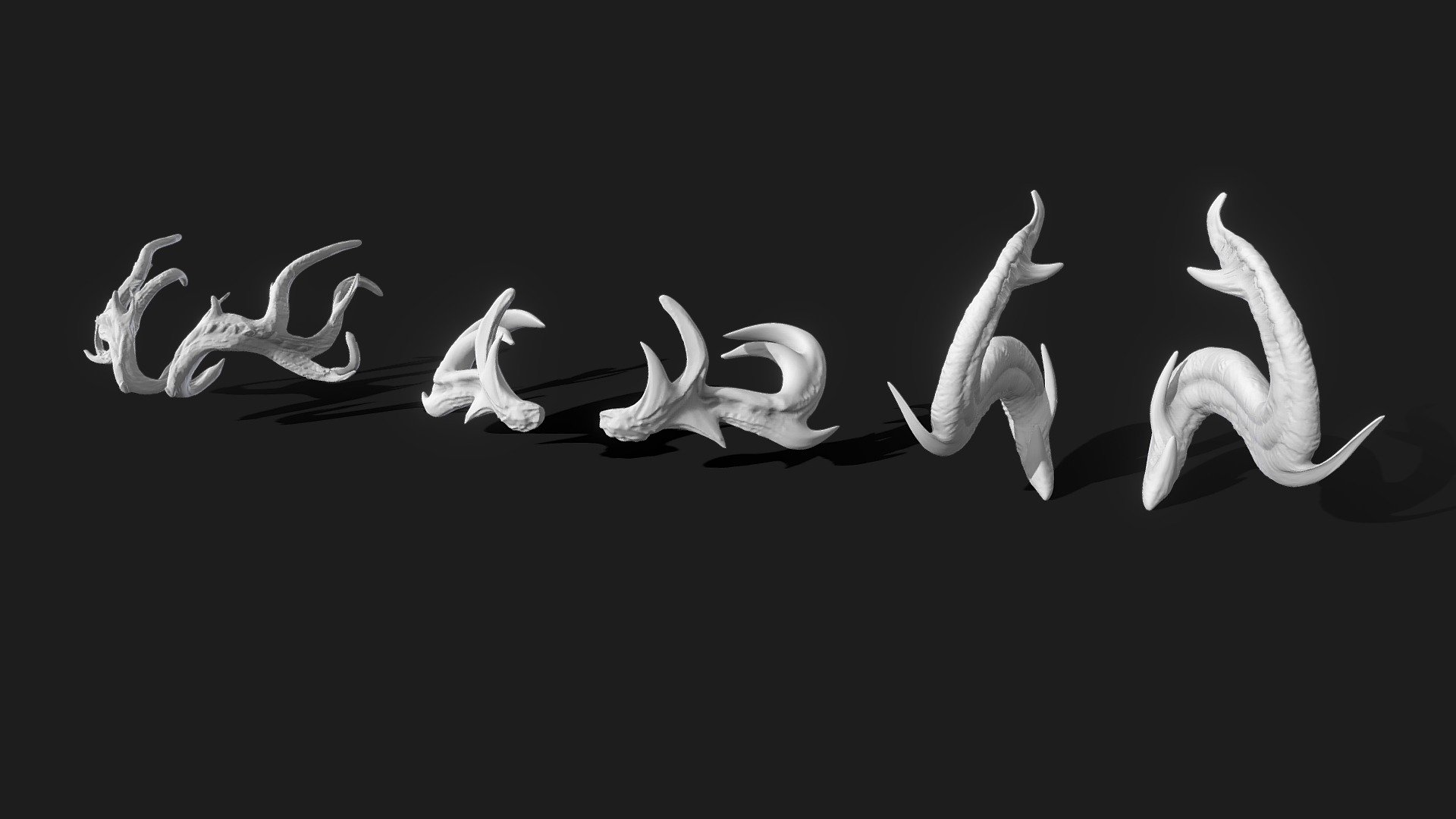 Horn Pack 3 - Buy Royalty Free 3D model by Alexandria Maharaj ...