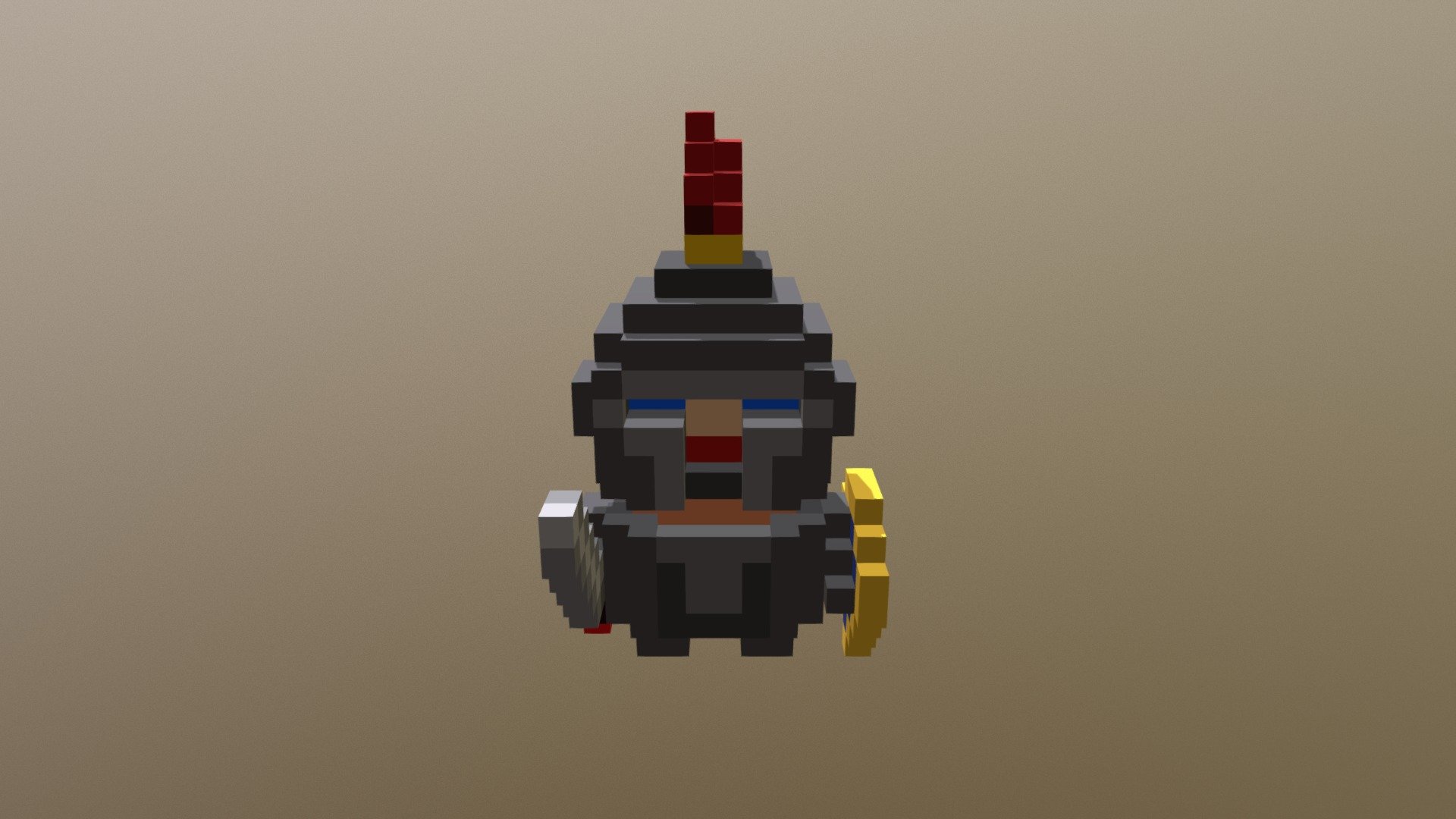 Voxel - Knight - Download Free 3D model by washbaren [5e47186] - Sketchfab