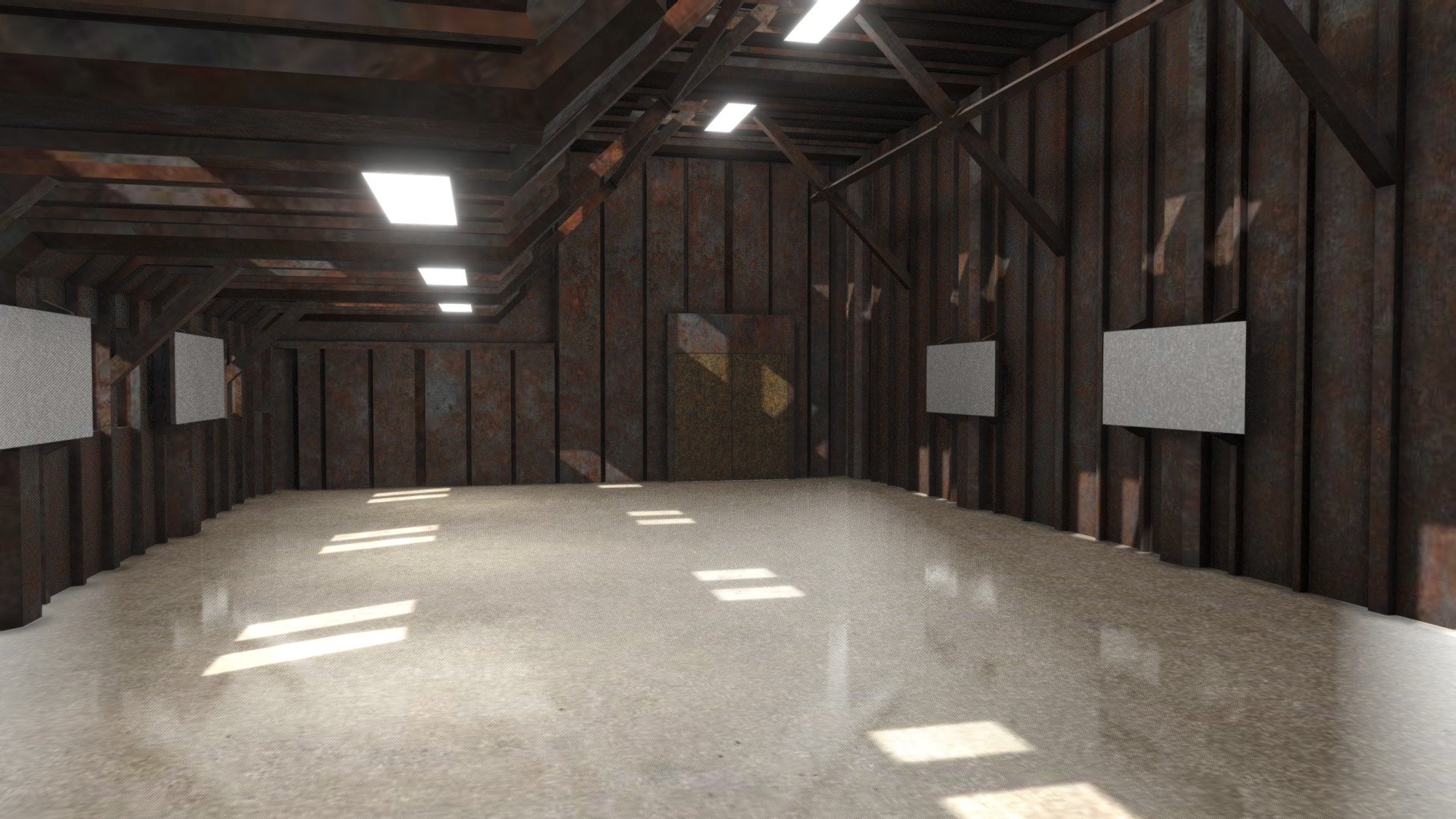 Rusty Metal Gallery - Buy Royalty Free 3D model by jimbogies [5e47337 ...