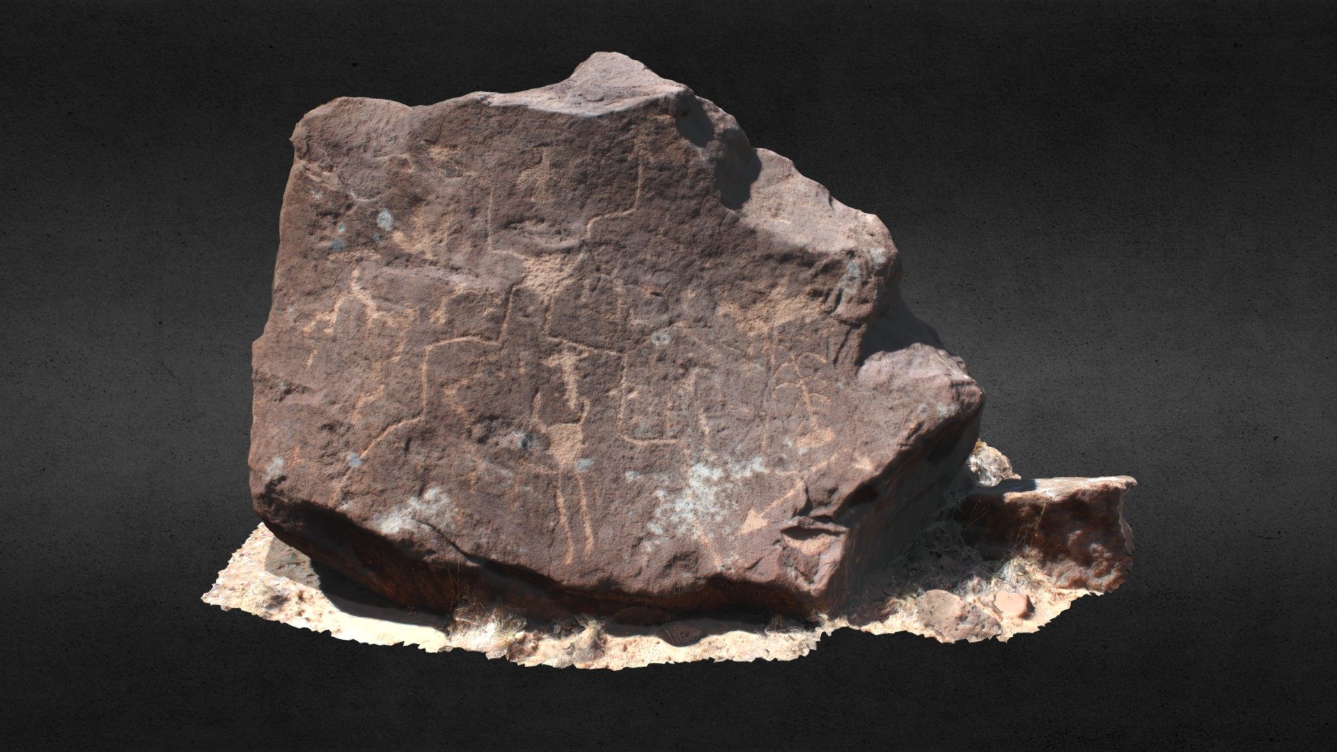 Monsoon Panel (003-823-HH) - 3D model by Mesa Prieta Petroglyph Project ...