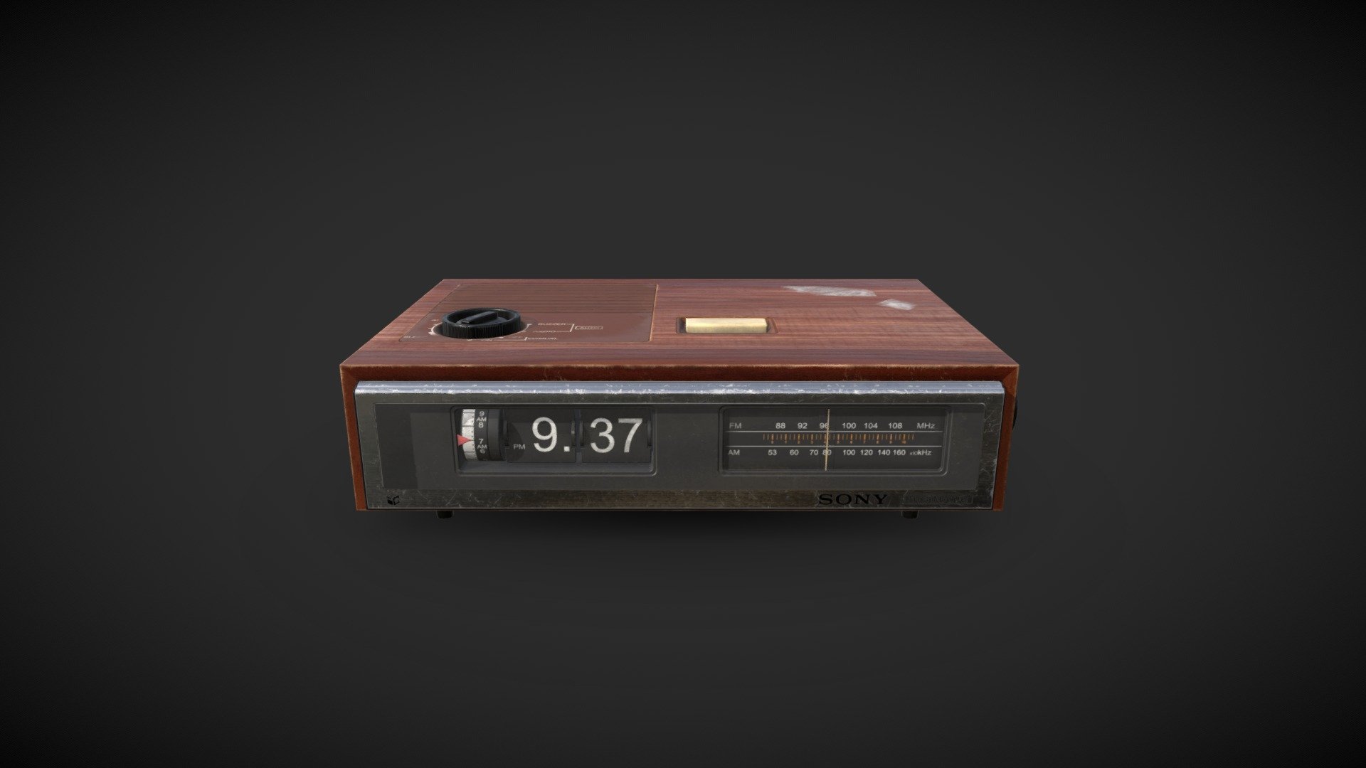 Digital Clock Radio - 3D model by edysob [5e49c28] - Sketchfab