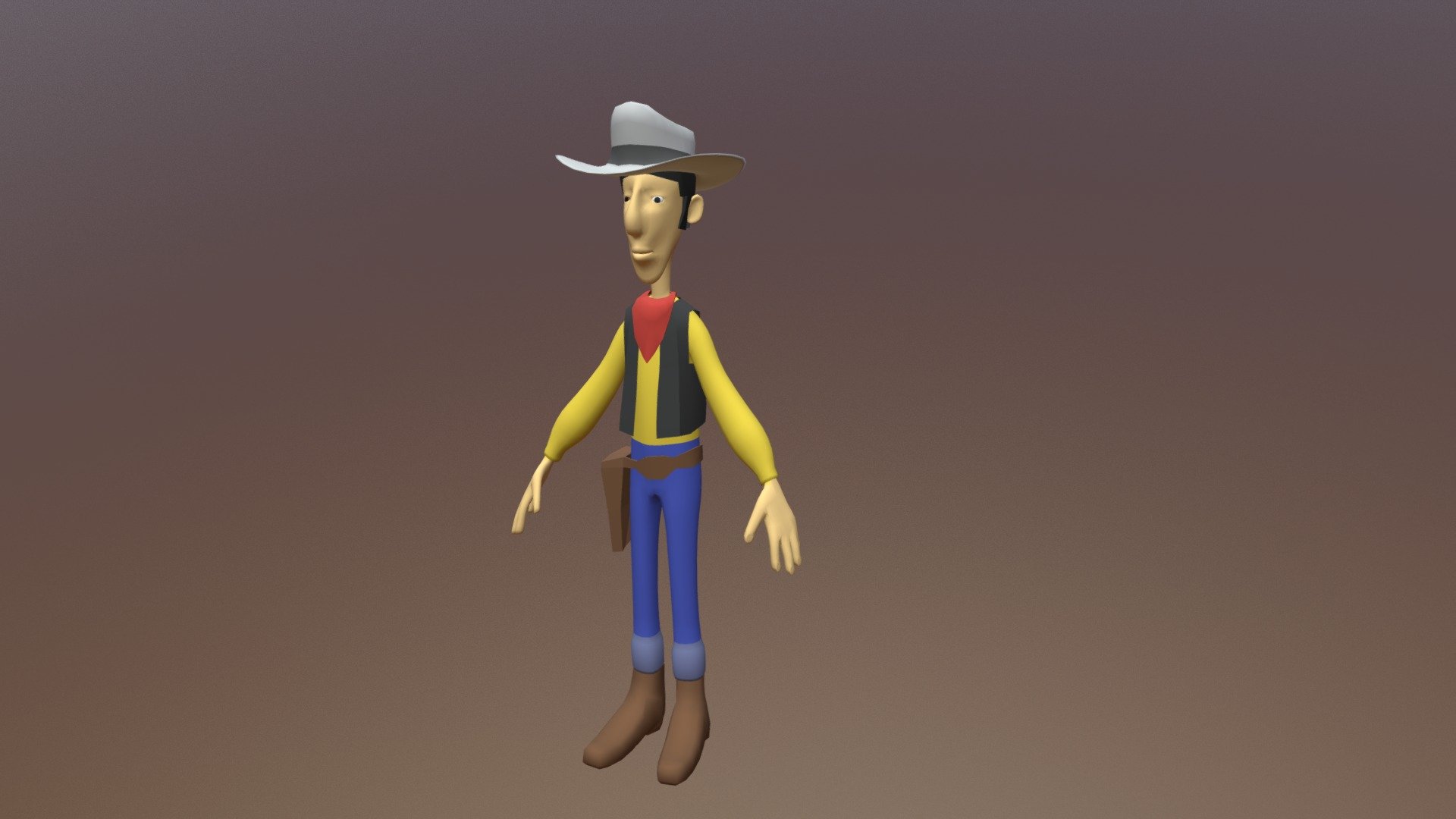 Retro Man - 3D model by Manvith JM (@manvithjm) [5e4be26] - Sketchfab