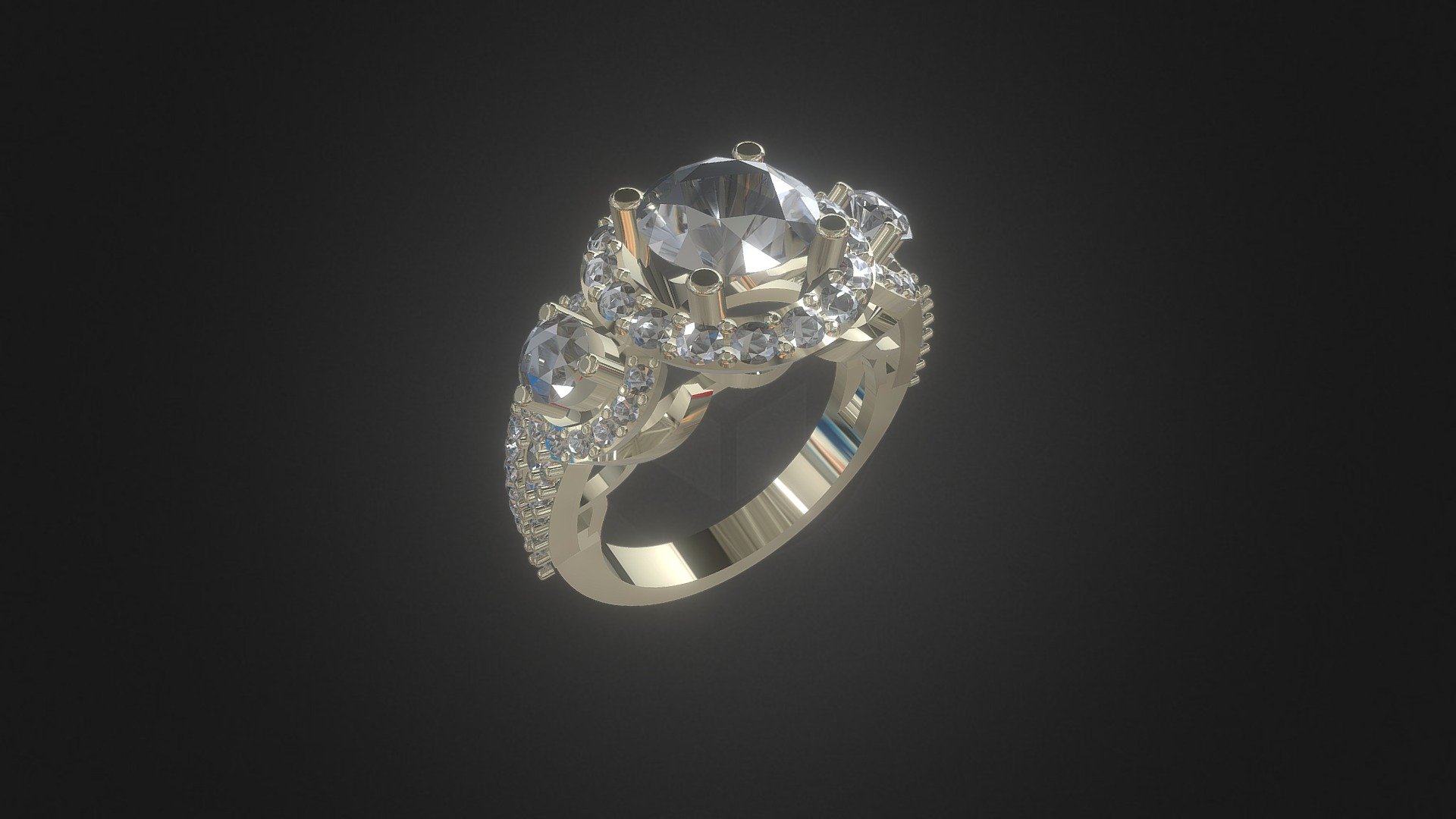 Solitaire 1 8 Carat - 3D model by khattab.go [5e4d3e5] - Sketchfab