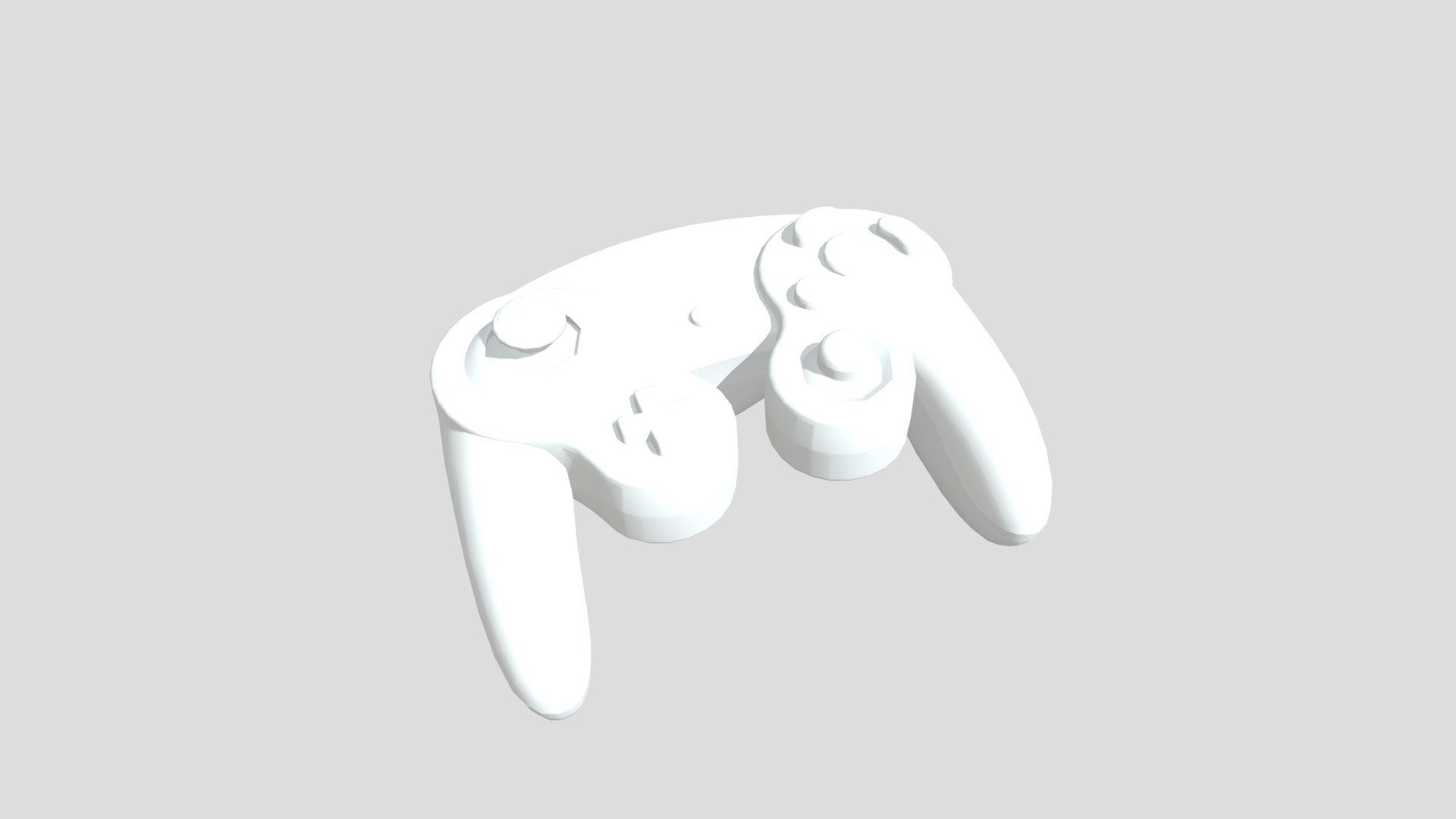 Gamecube controller from 3D Controller Overlay - Download Free 3D model ...