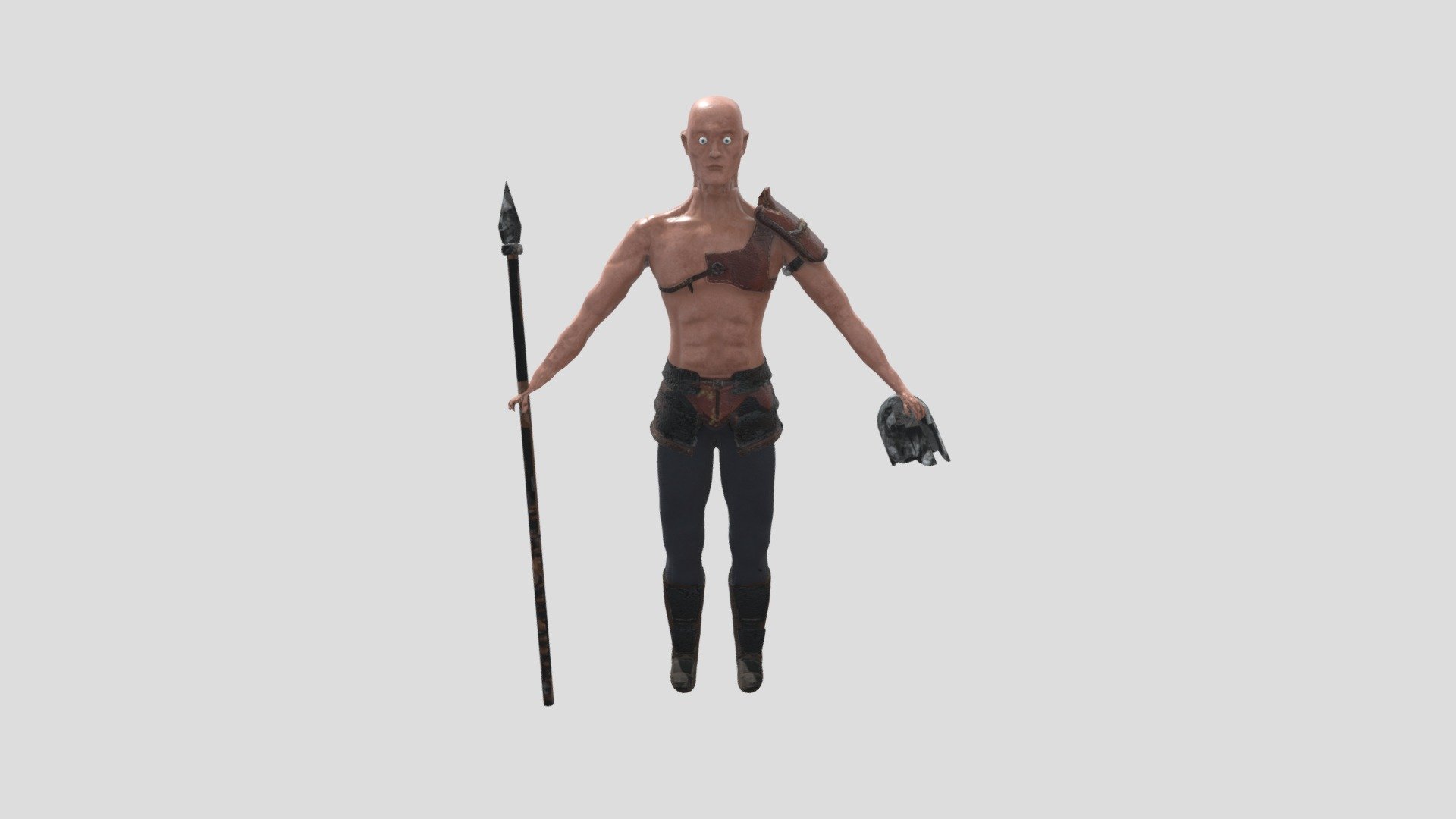 Warrior - 3D model by Magicstones [5e4e56e] - Sketchfab