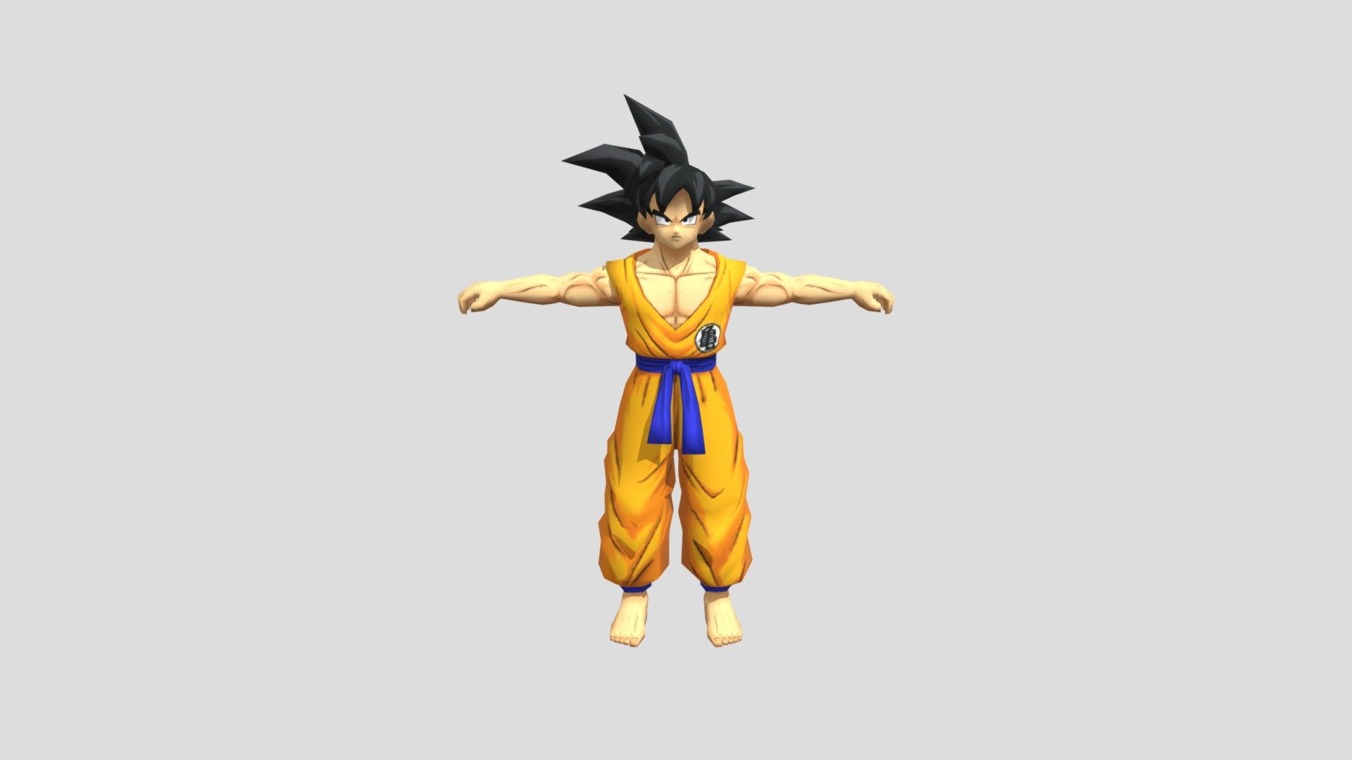 Goku_ Raditz_ - 3D model by benxiremes [5e4e889] - Sketchfab