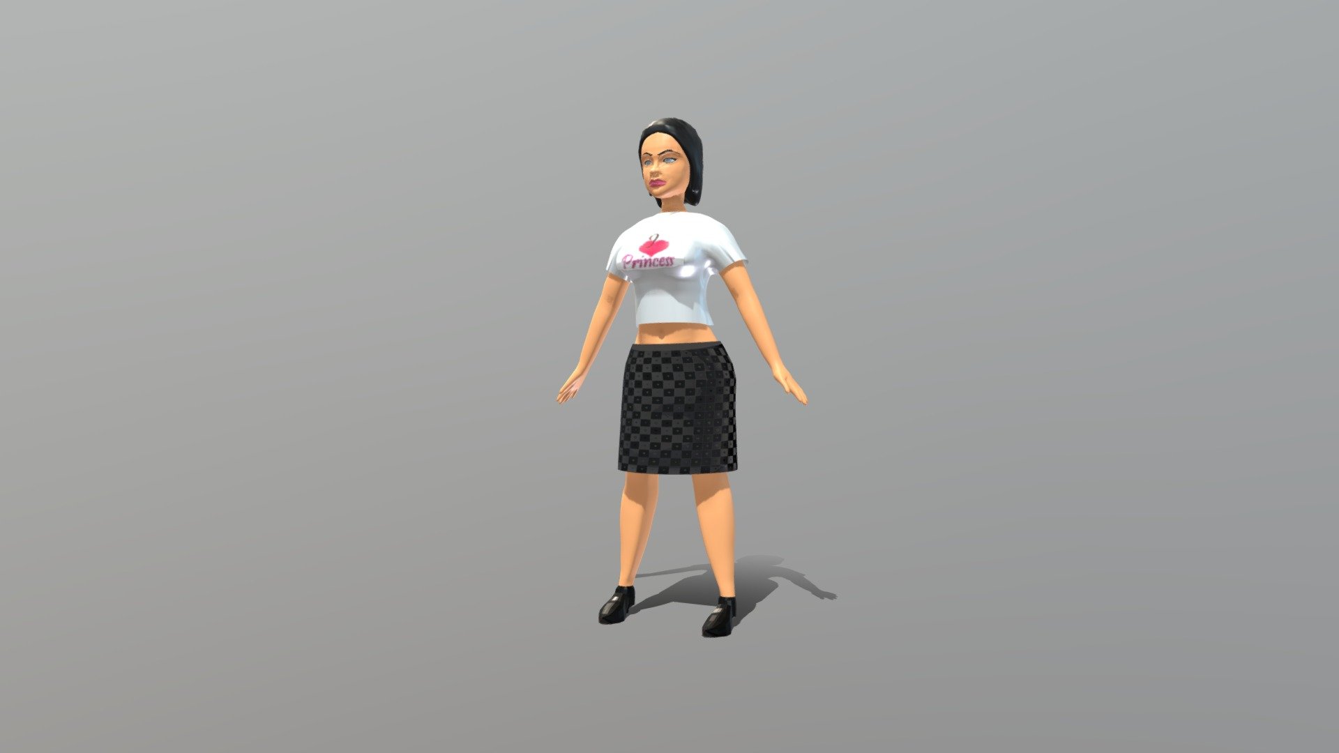 girl-modern - Download Free 3D model by krissorayan [5e4f0f8] - Sketchfab