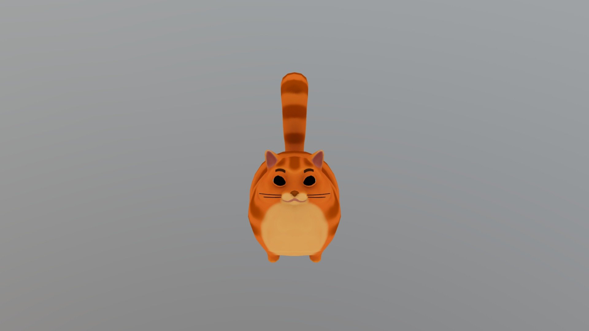Happy Fat Cat - 3D model by bad_squirrel [5e4f776] - Sketchfab