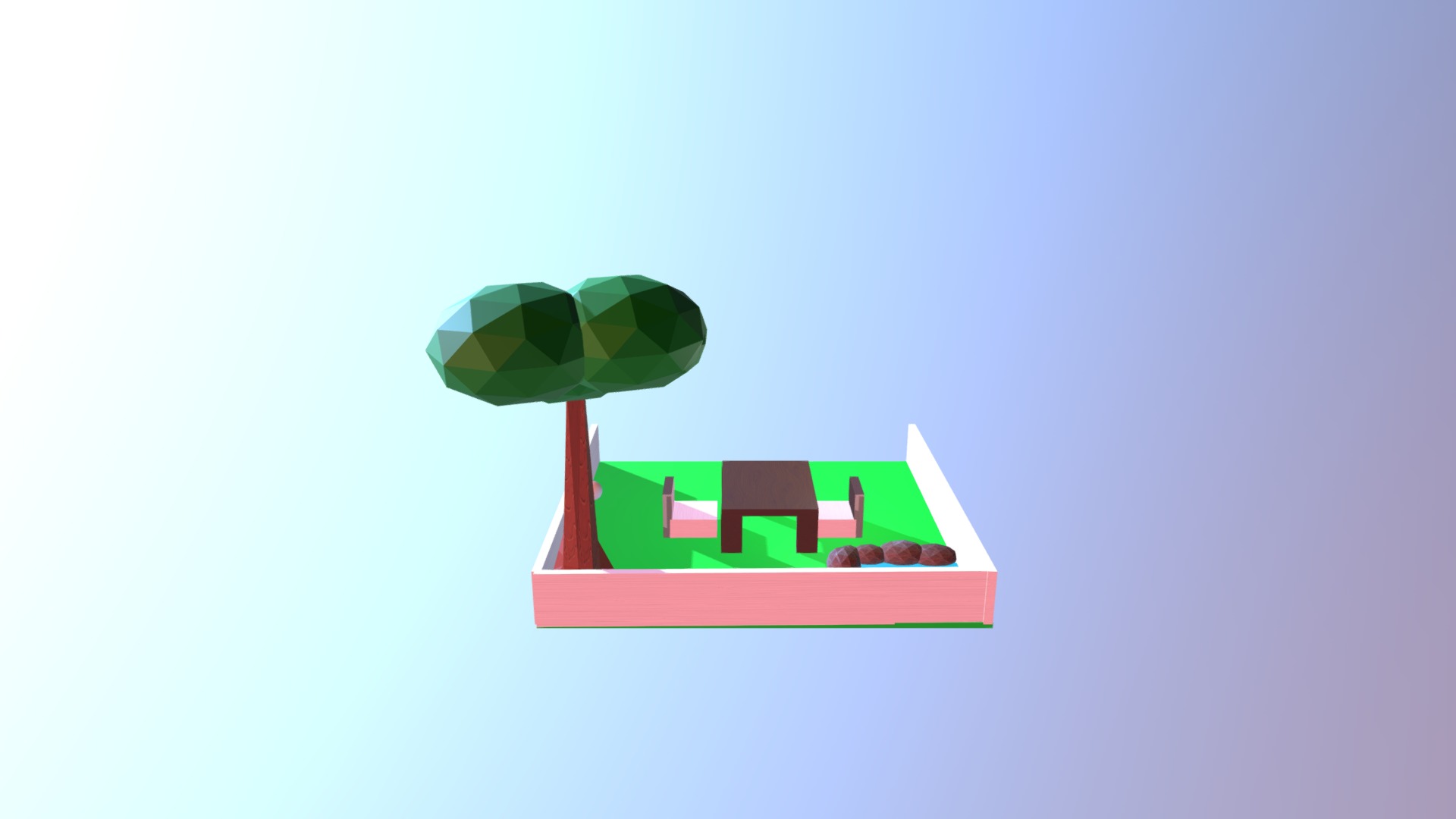 Backyard - 3D model by WillyGunawan [5e51a4b] - Sketchfab
