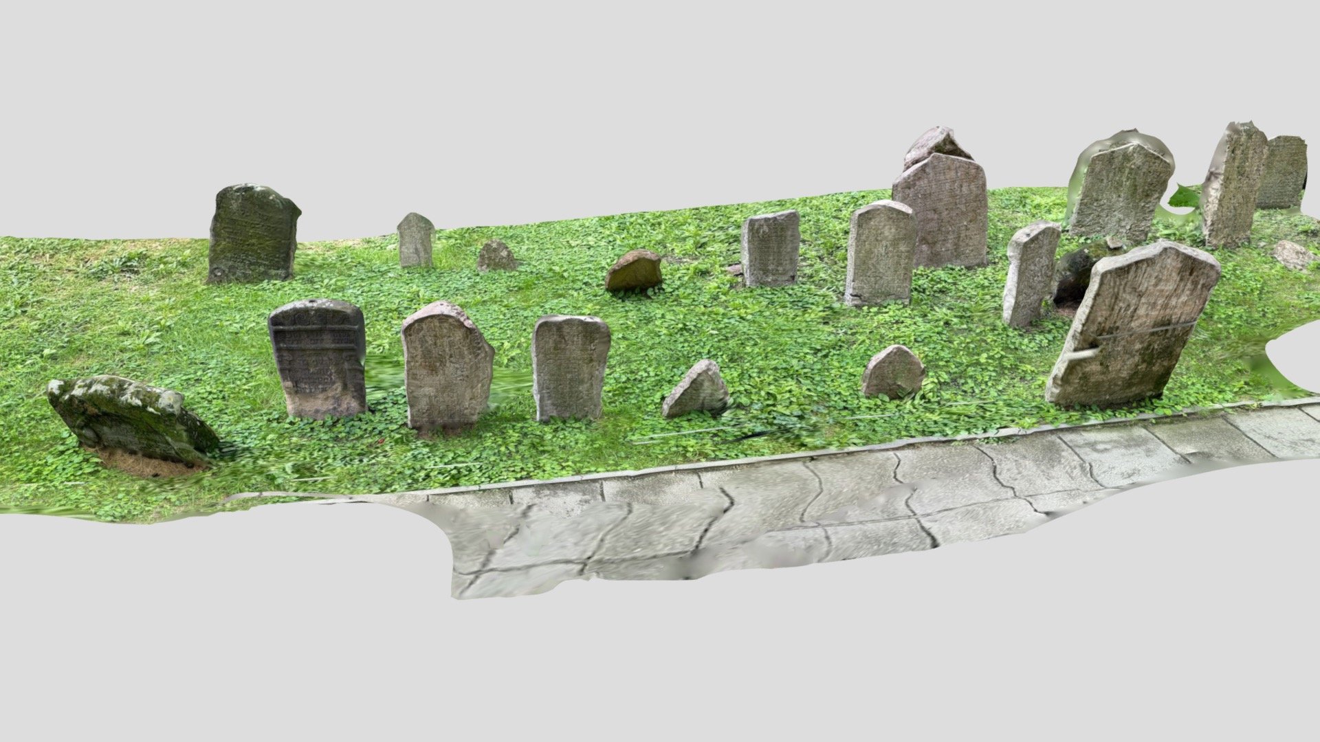 Old jewish Cemetery Prague Lidar Scan - Download Free 3D model by ...