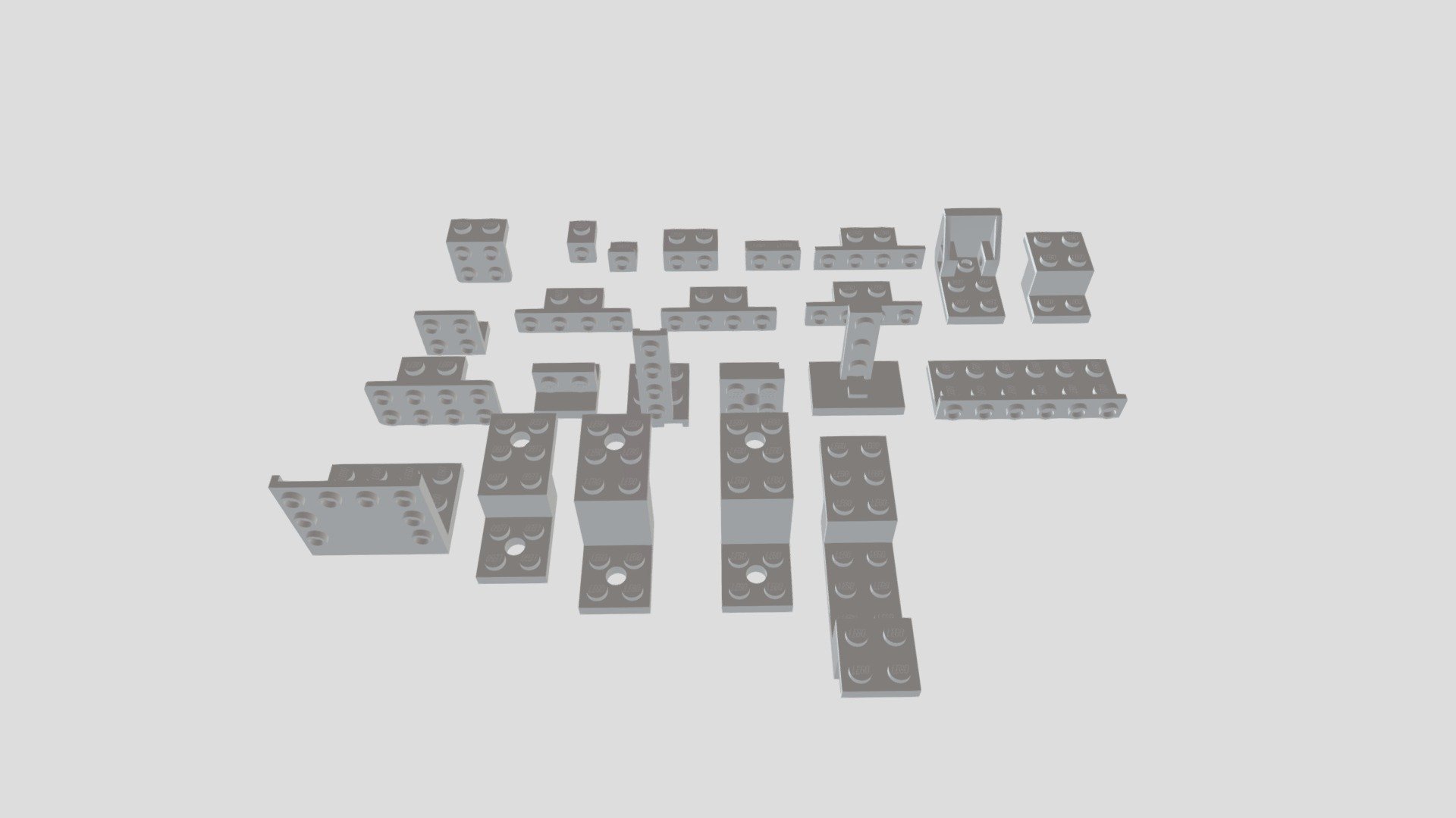 Lego Detalic #3 - Brackets - Download Free 3D model by MSTUDIO_YT ...
