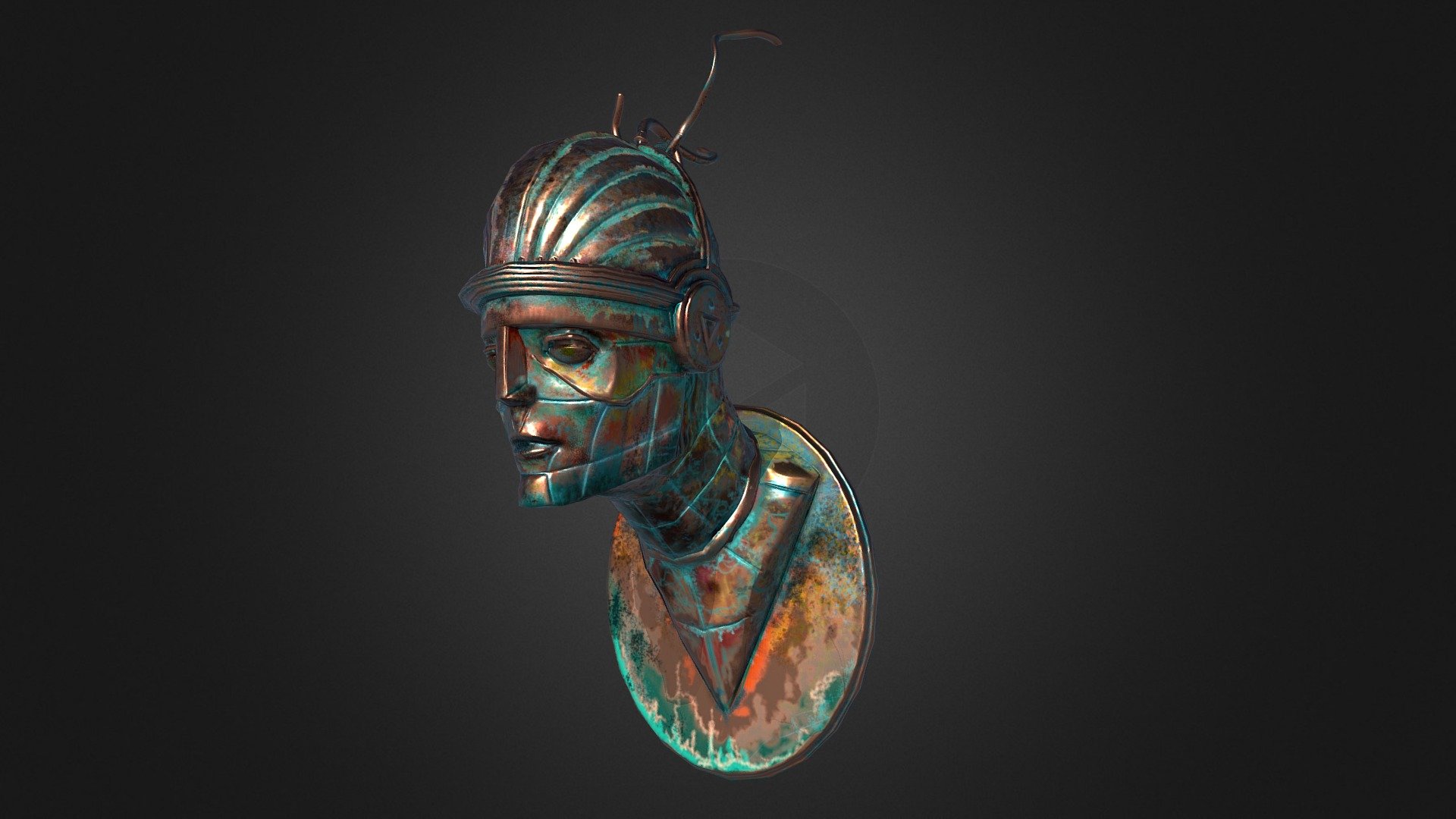 Copper sculpture - 3D model by Maria Karnilova (@maria.karnilova ...