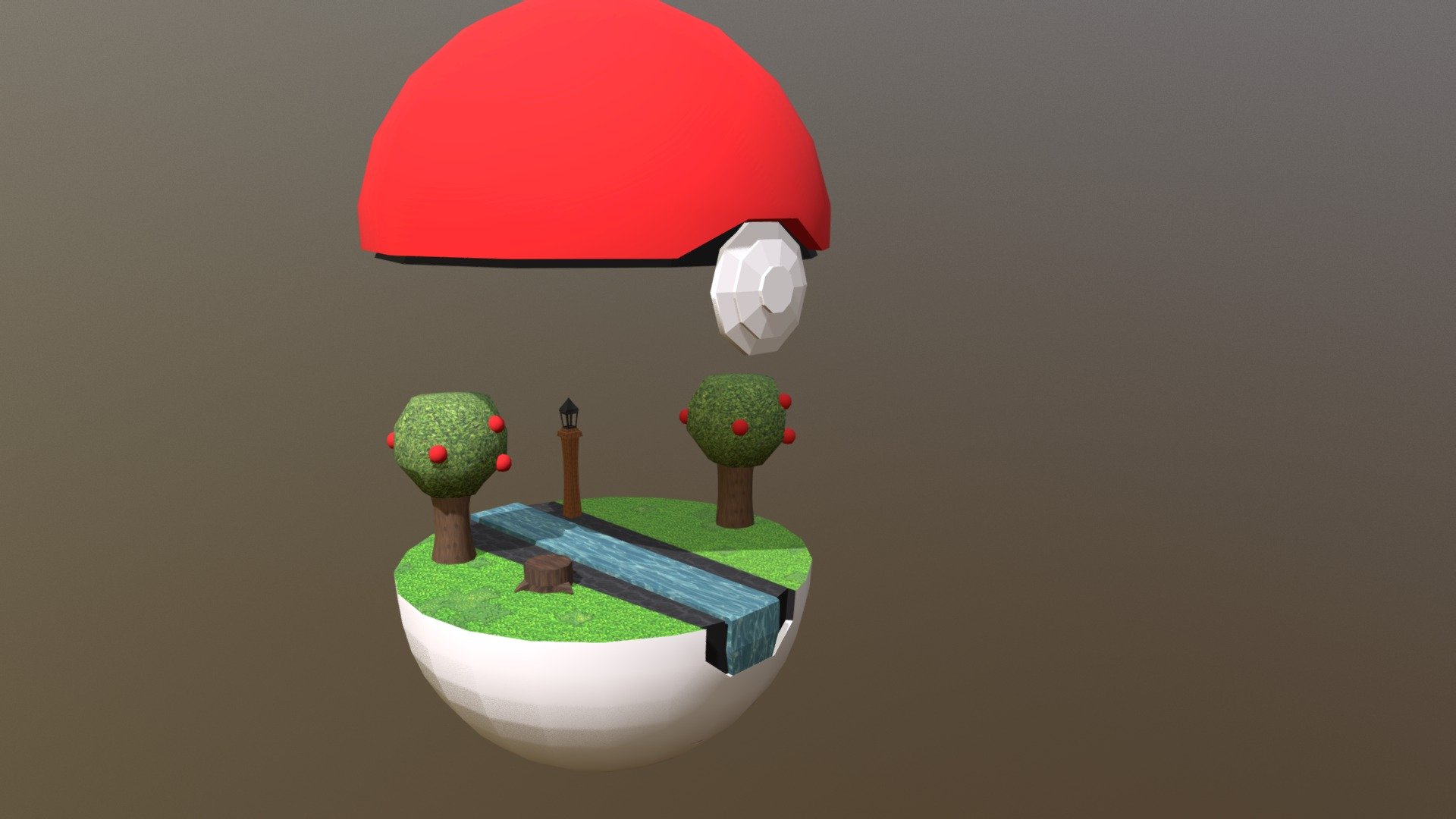 POKEBALL - 3D model by catcobain [5e53c2d] - Sketchfab