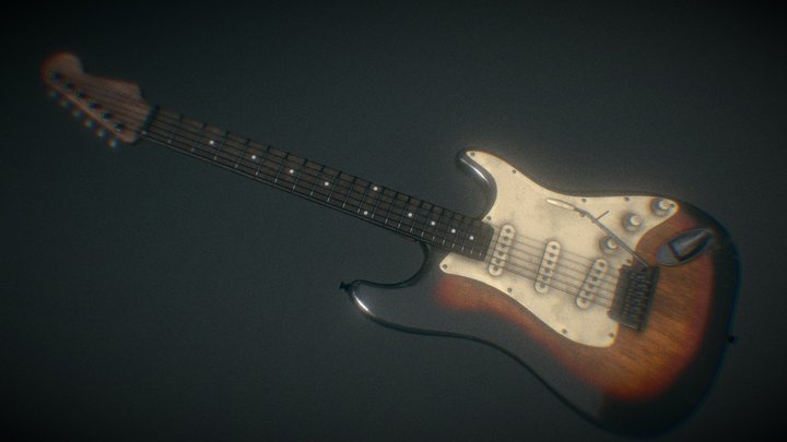 Electric-guitar 3D models - Sketchfab