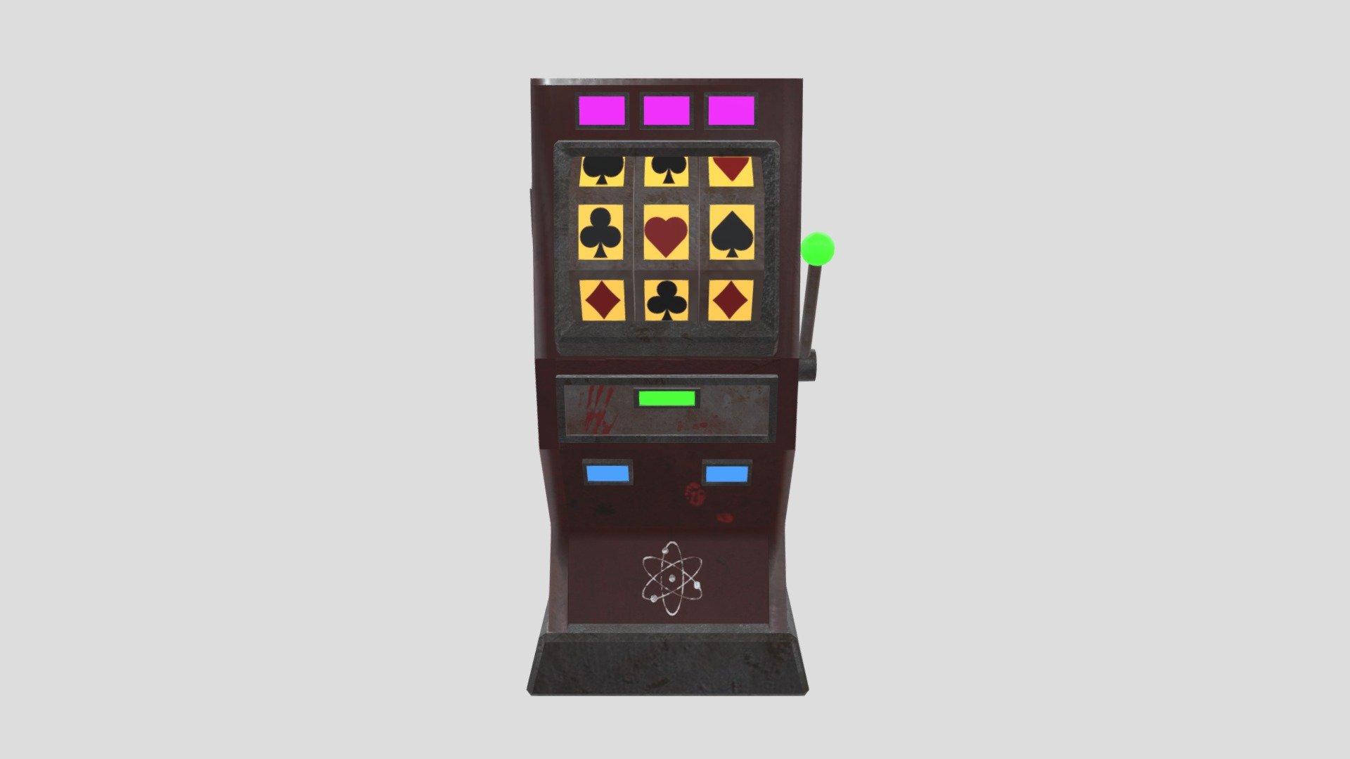 Slot Machine - 3D model by ZeroSkillGamin [5e5927e] - Sketchfab