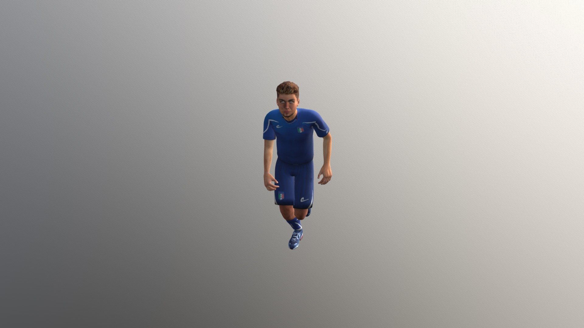 Italy Footballer - 3D model by fabcarusoarte [5e59767] - Sketchfab