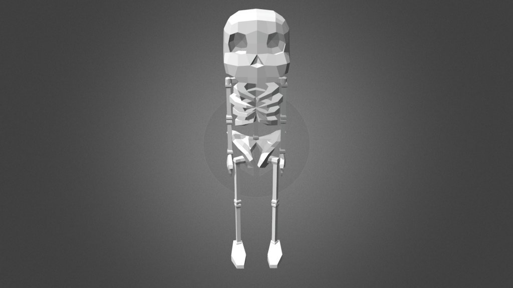 Skeleton Lowpoly - Download Free 3D model by C.anton [5e5a282] - Sketchfab