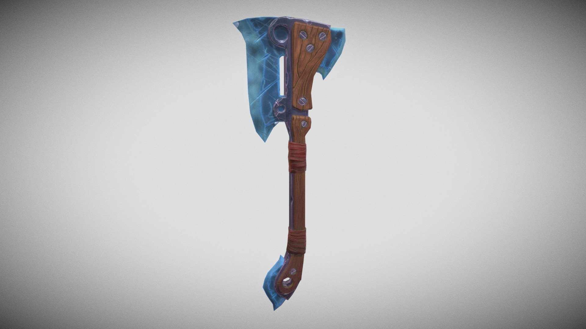Frozen Stylized Axe - 3D model by Ryke (@Ryke94) [5e5aadb] - Sketchfab