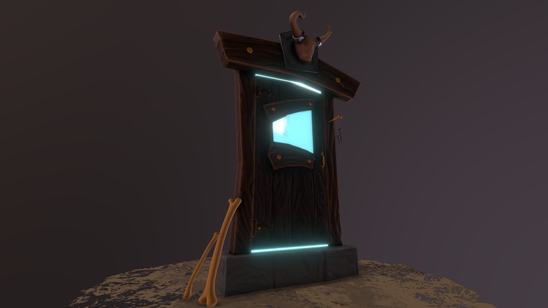 Magic Door Stylized - 3D model by Uricaro97 [5e5ca22] - Sketchfab