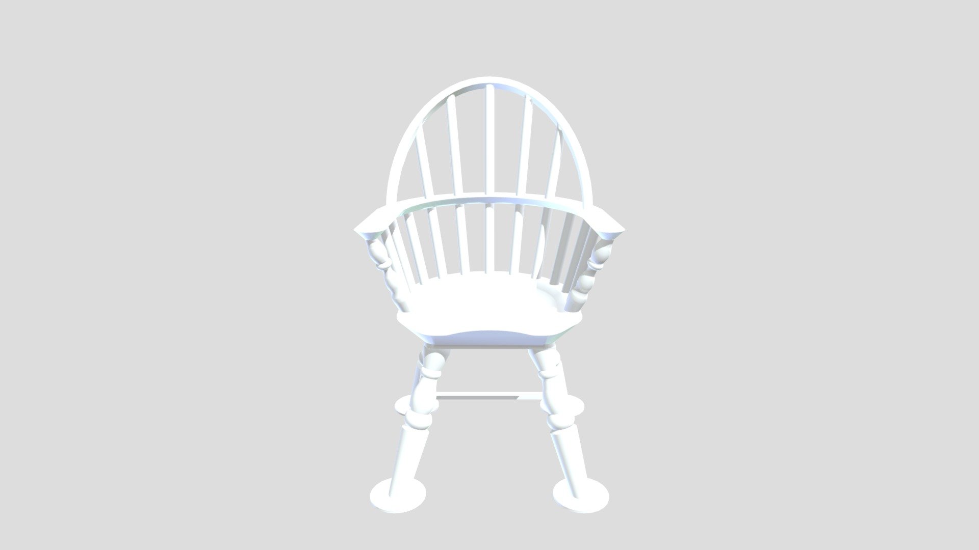 Windsor Chair - Download Free 3D model by joaoroque [5e5cdf7] - Sketchfab