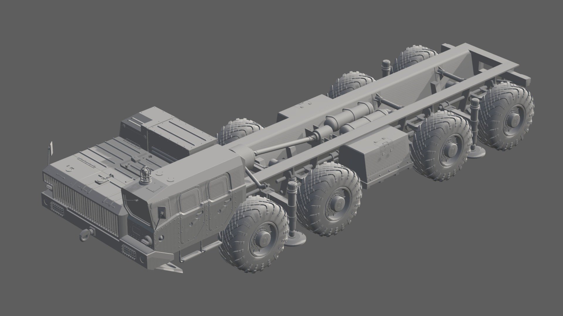 MJI M60-1 8x8 Heavy-duty Special Vehicle - Download Free 3D model by ...