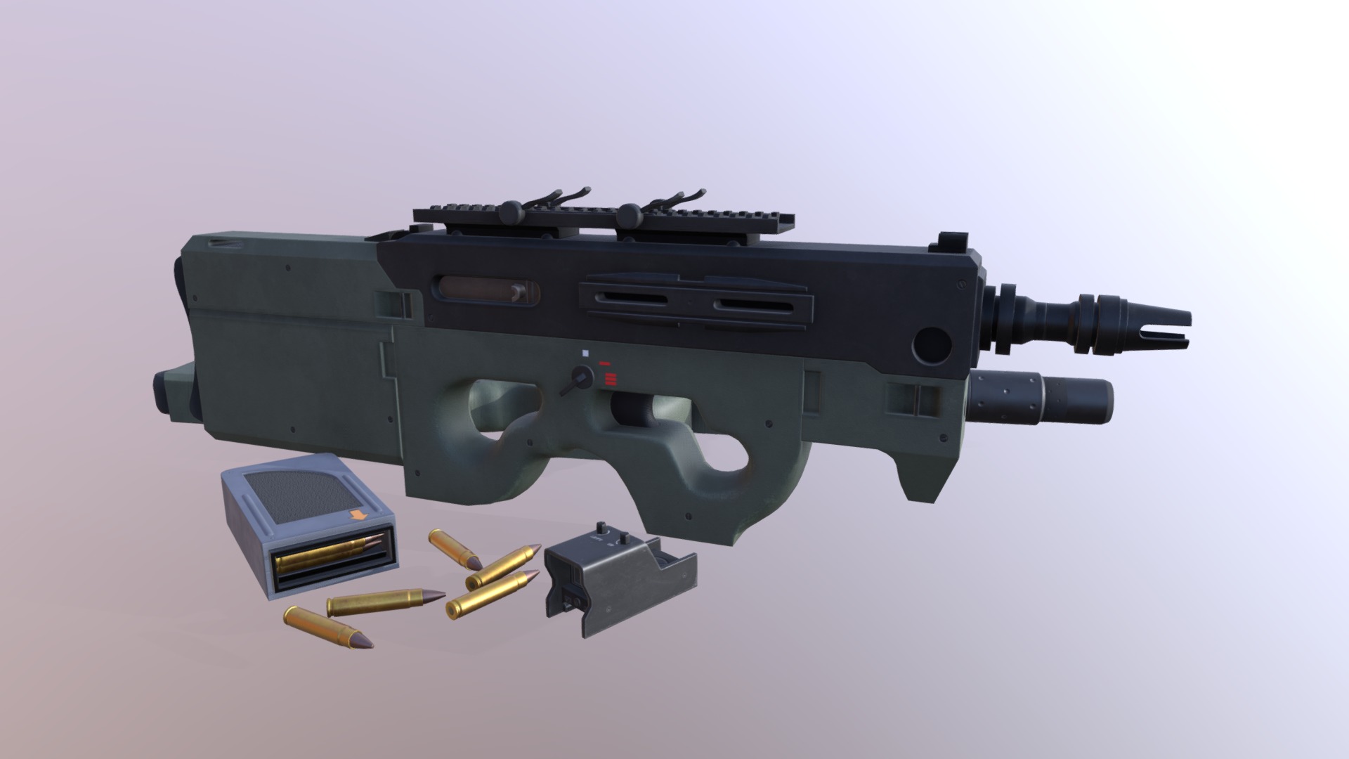 Weapon Concept - 3D model by olgerd (@lgrd) [5e60168] - Sketchfab