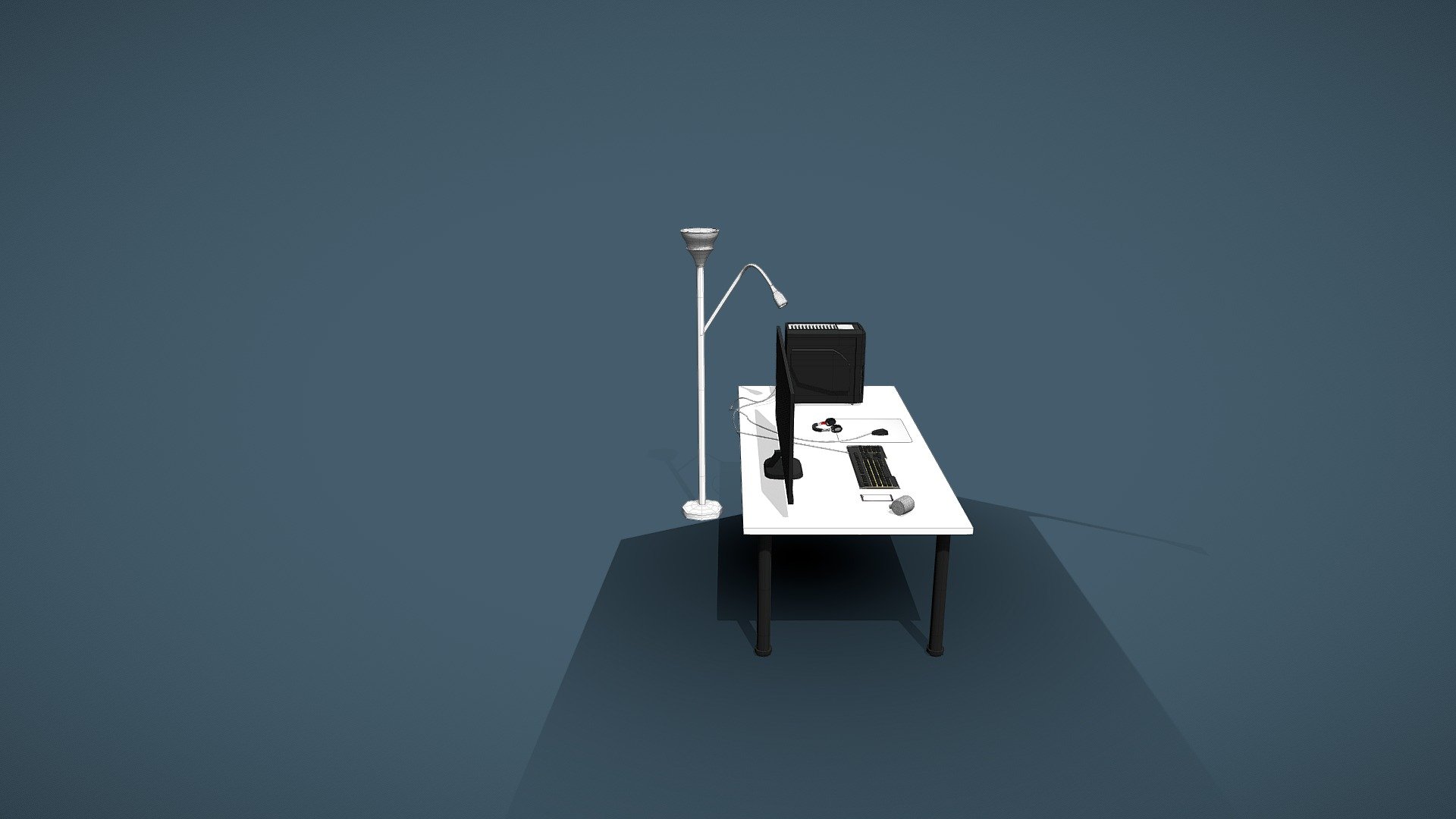 Work Desktop - Download Free 3D model by IgorPazukha [5e6081b] - Sketchfab