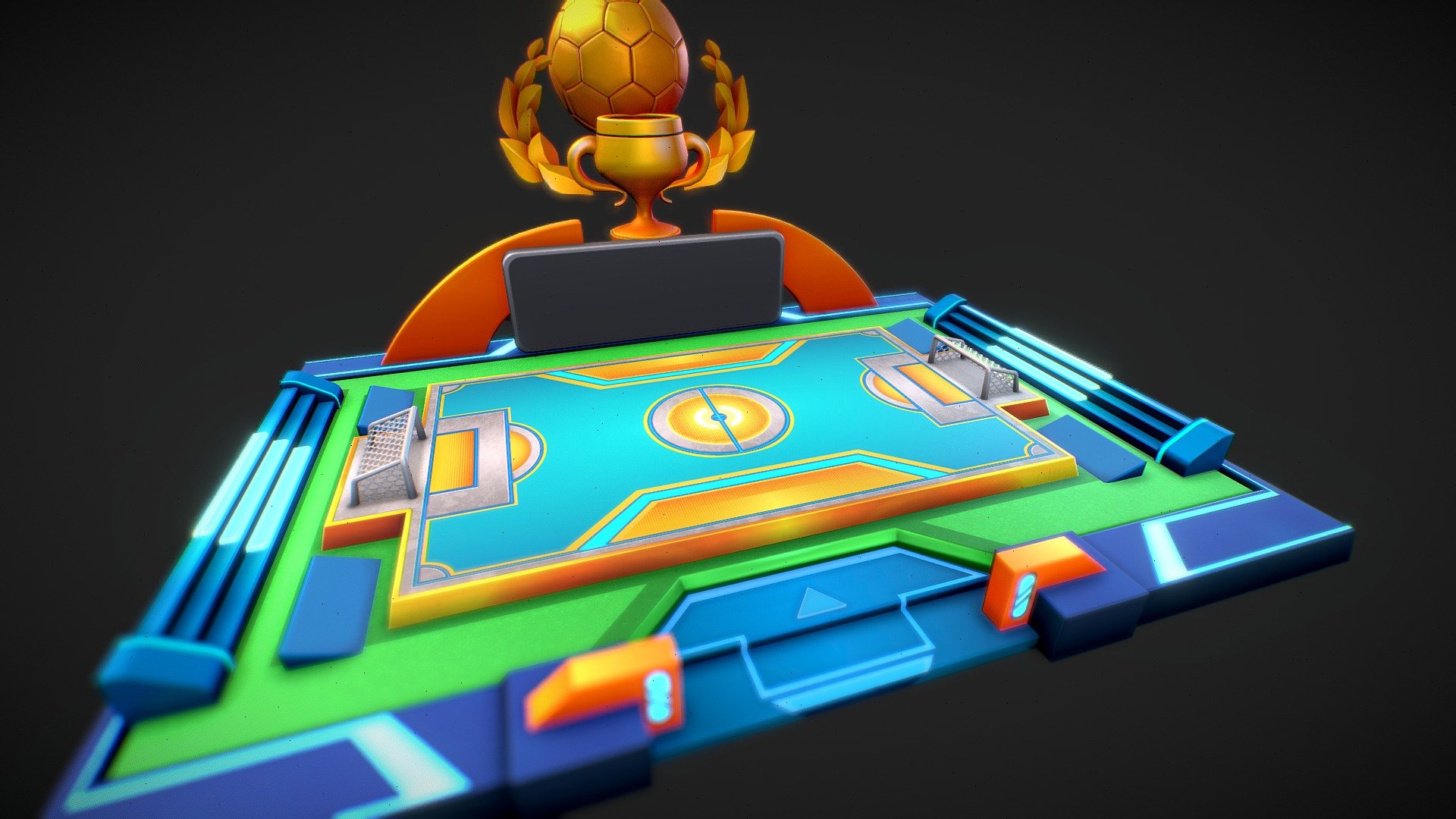 Mega Button Soccer - Arena Copa - 3D model by Zopzop [5e62a31] - Sketchfab