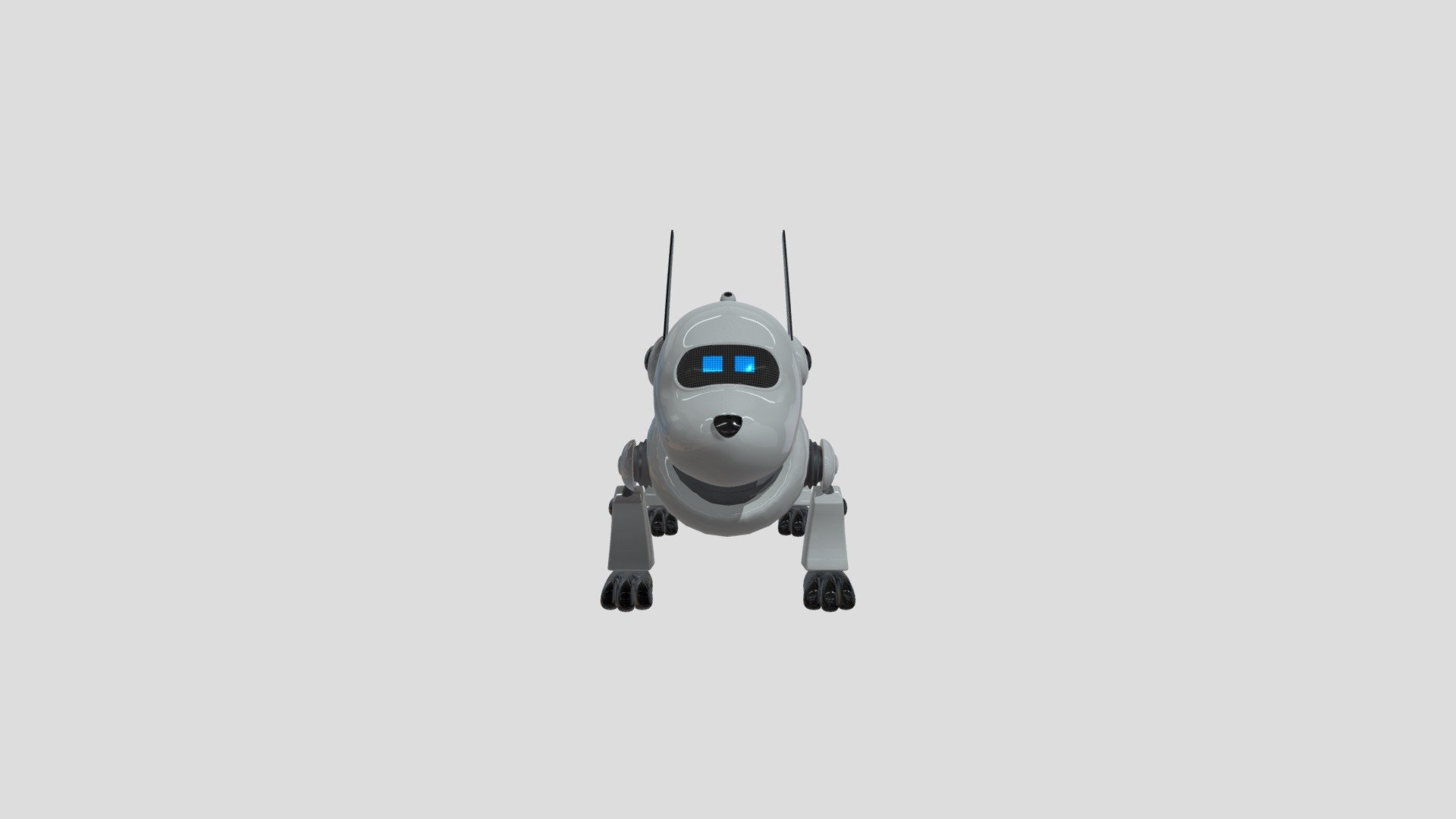 Rigged 3D Robot Dog Model - 3D model by gwikumjith [5e630aa] - Sketchfab