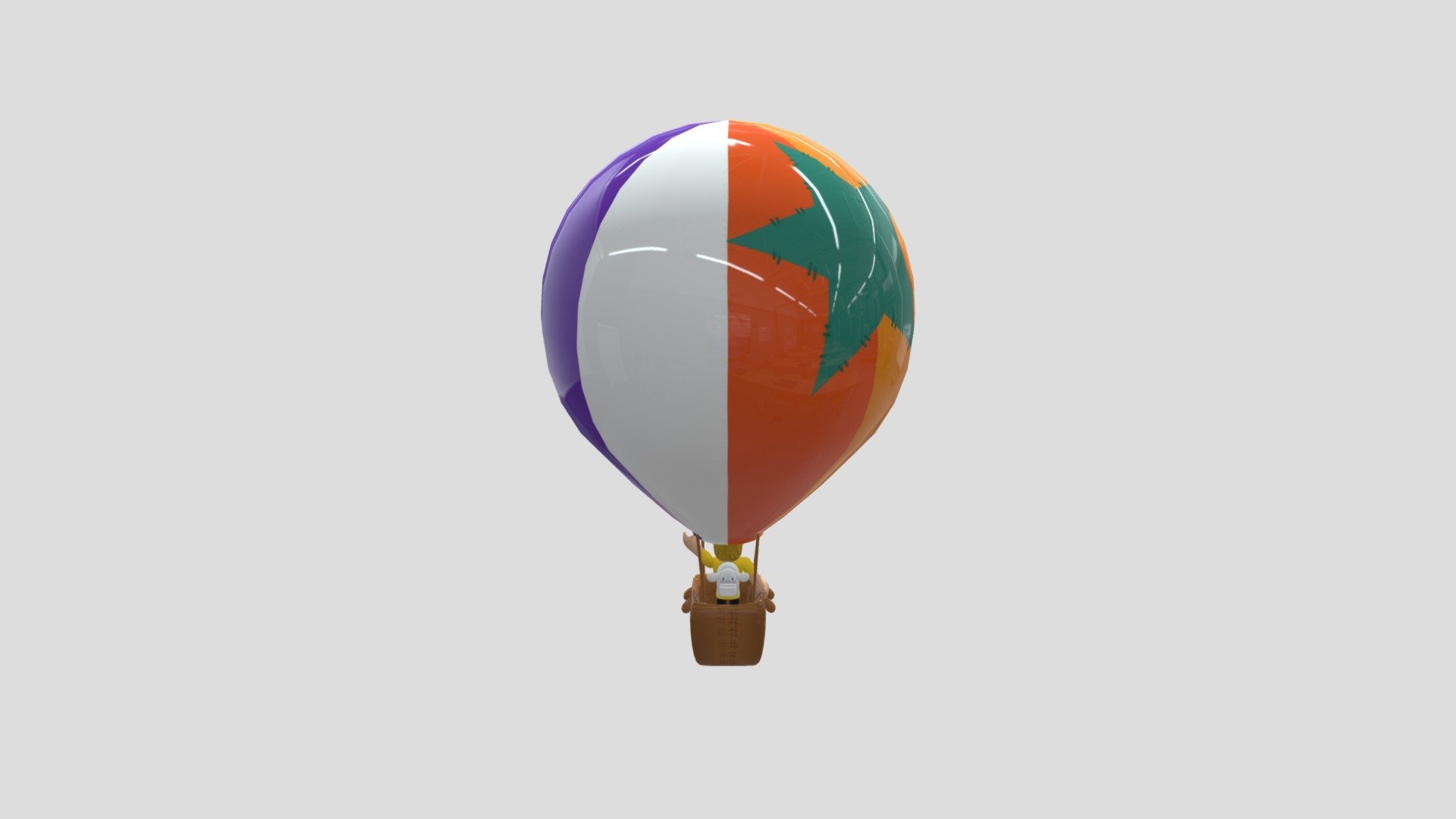 A gfx air balloon - Download Free 3D model by Re3xyyz [5e63fa0] - Sketchfab