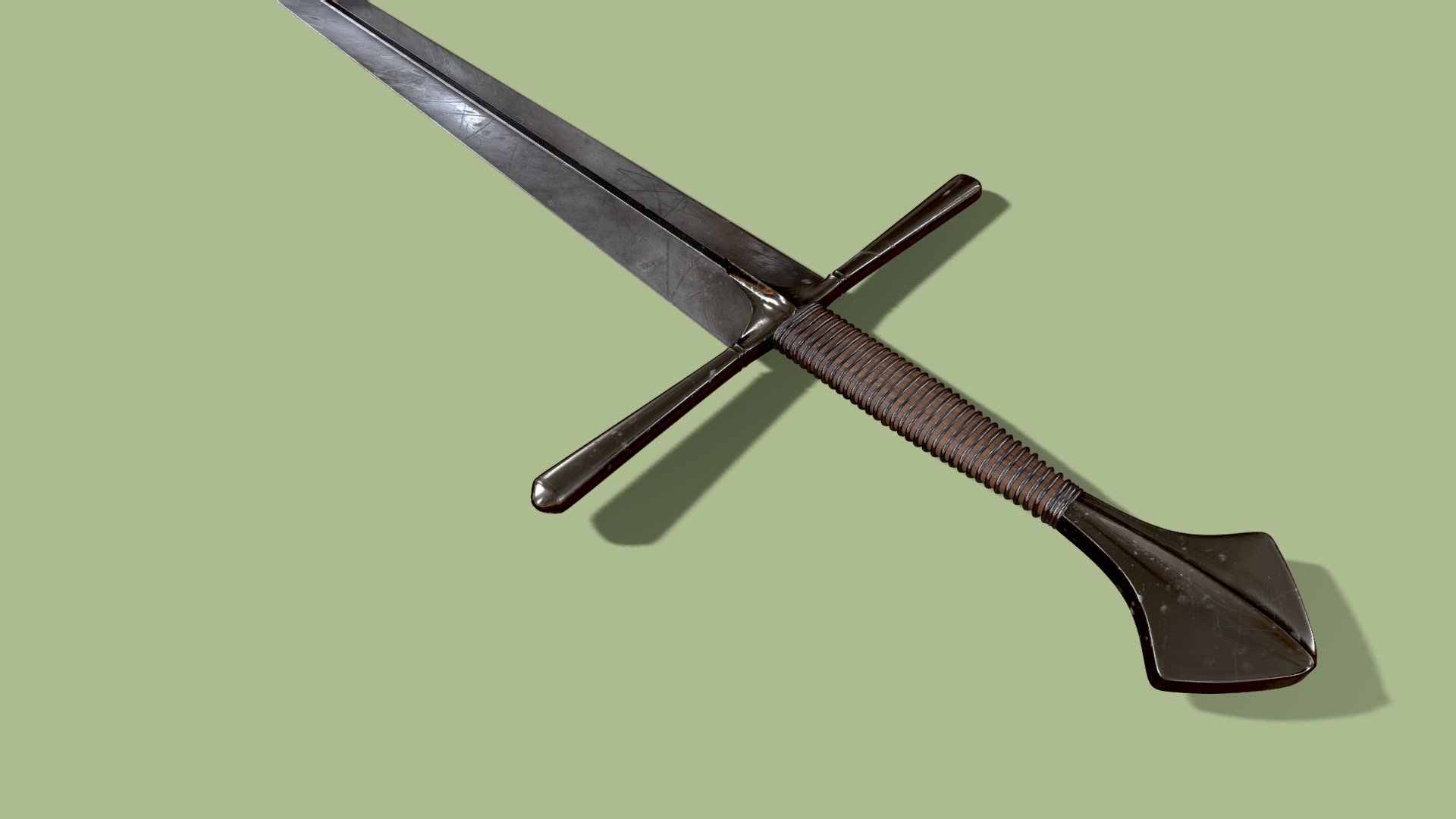 Hand-and-Half Sword - Download Free 3D model by McNaught Design ...